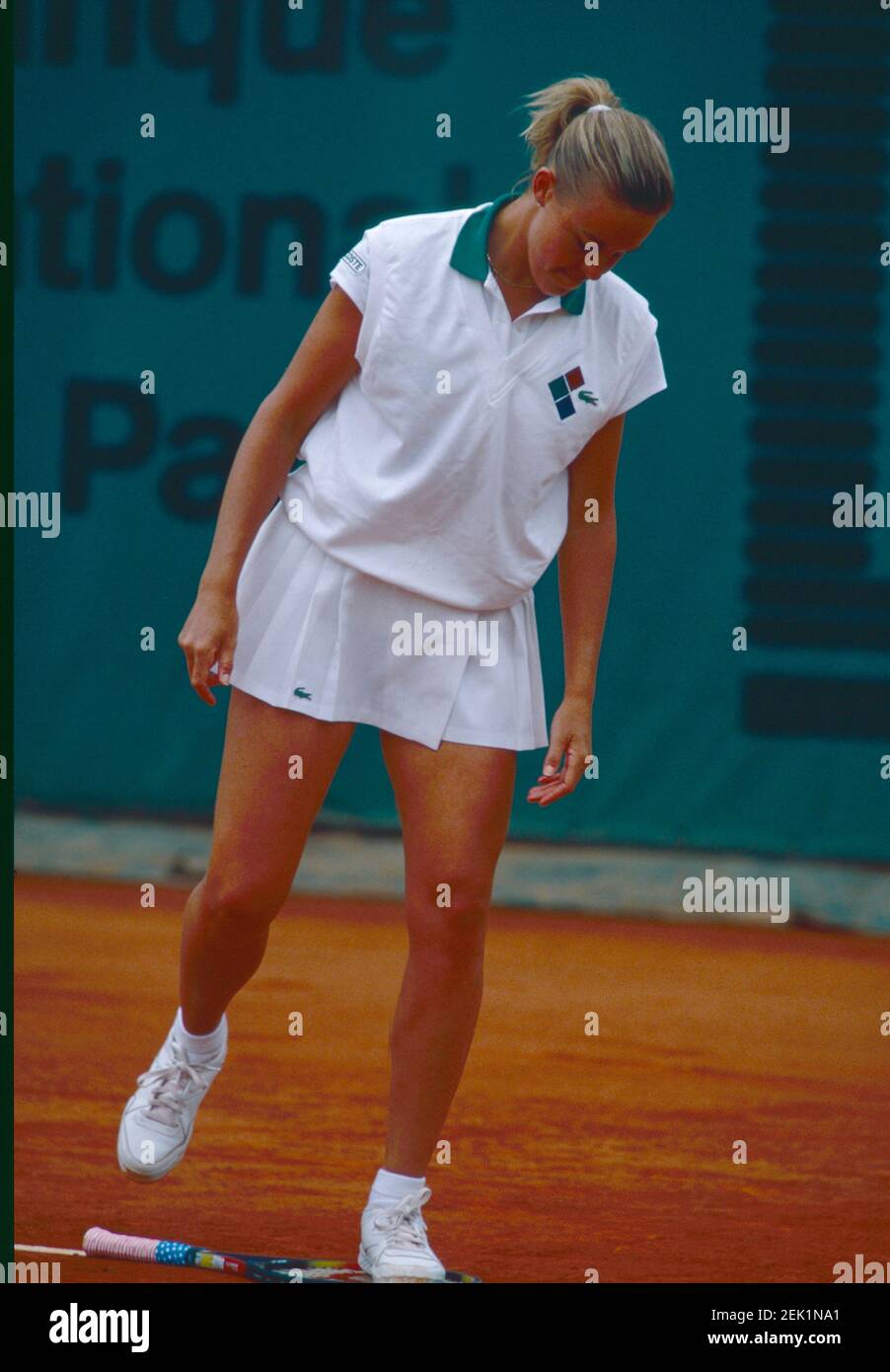 Australian tennis player Nicole Provis Bradtke, Roland Garros, France ...