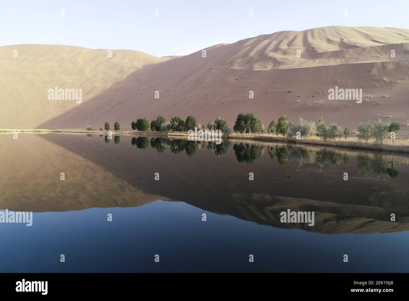 ALXA LEAGUE, CHINA - MAY 5, 2020 - Nortu Lake in the hinterland of ...