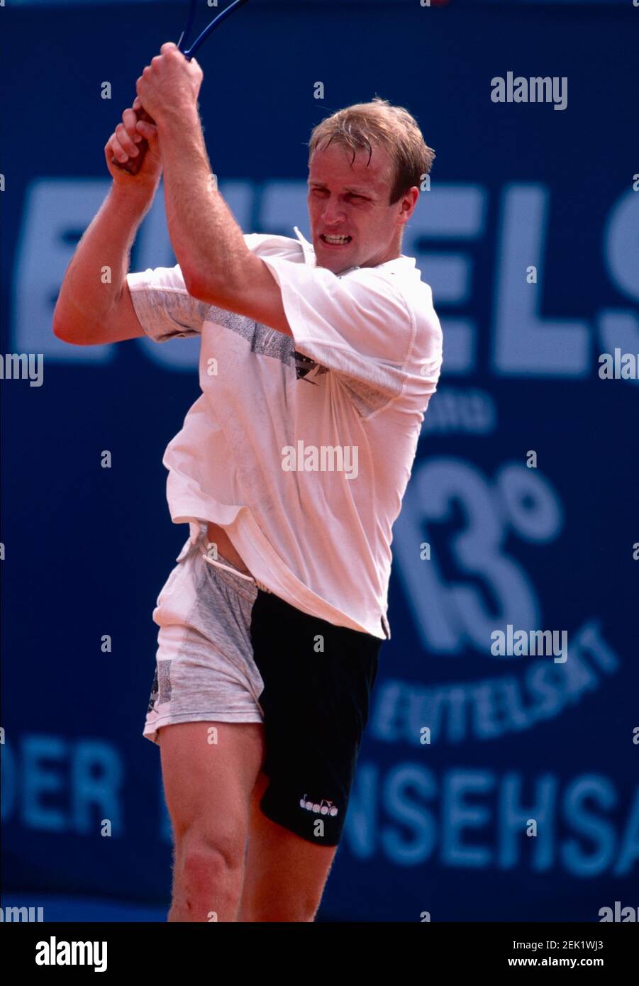 Swedish tennis player Magnus Gustafsson, 1990s Stock Photo - Alamy