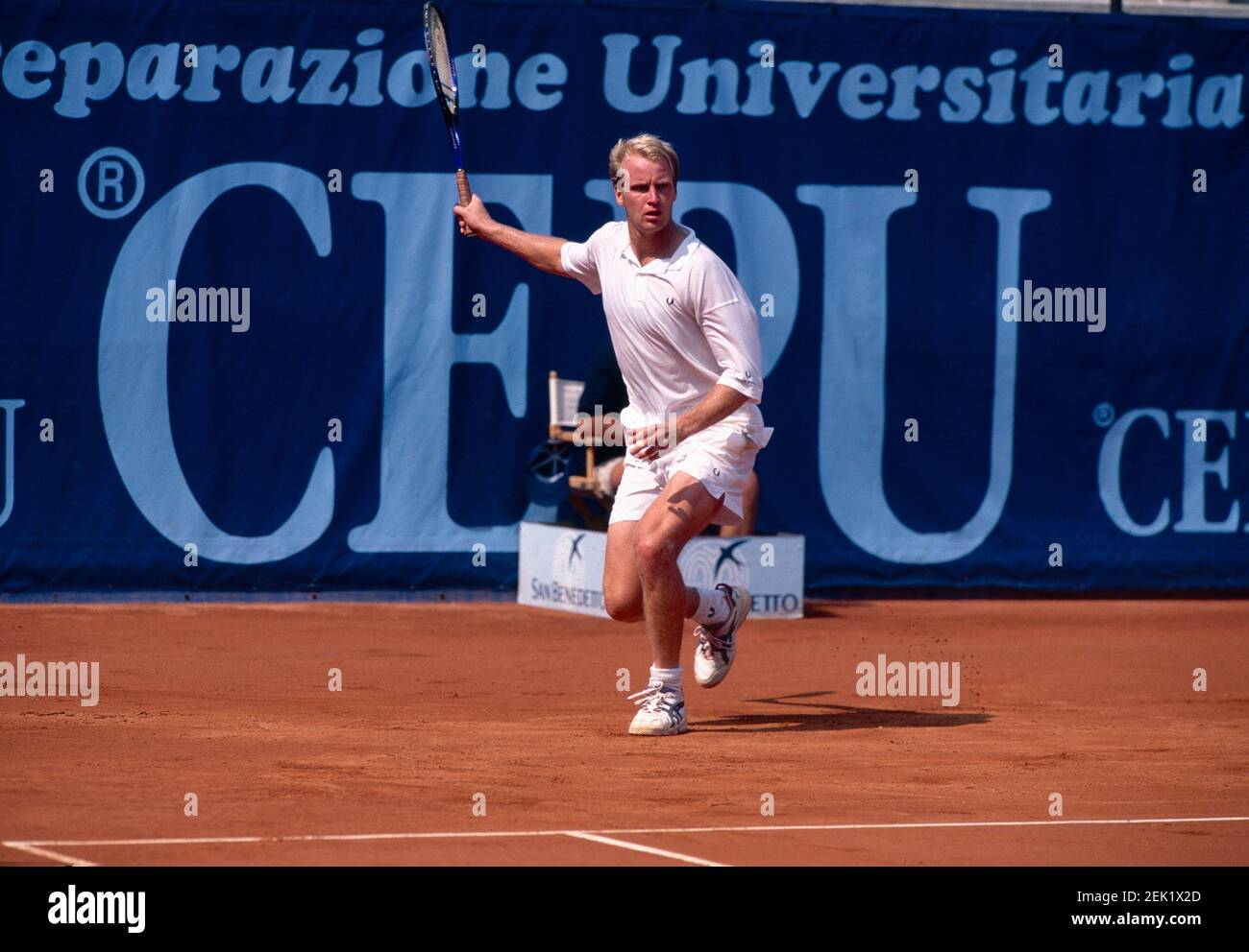 Swedish tennis player Magnus Gustafsson, 1990s Stock Photo - Alamy