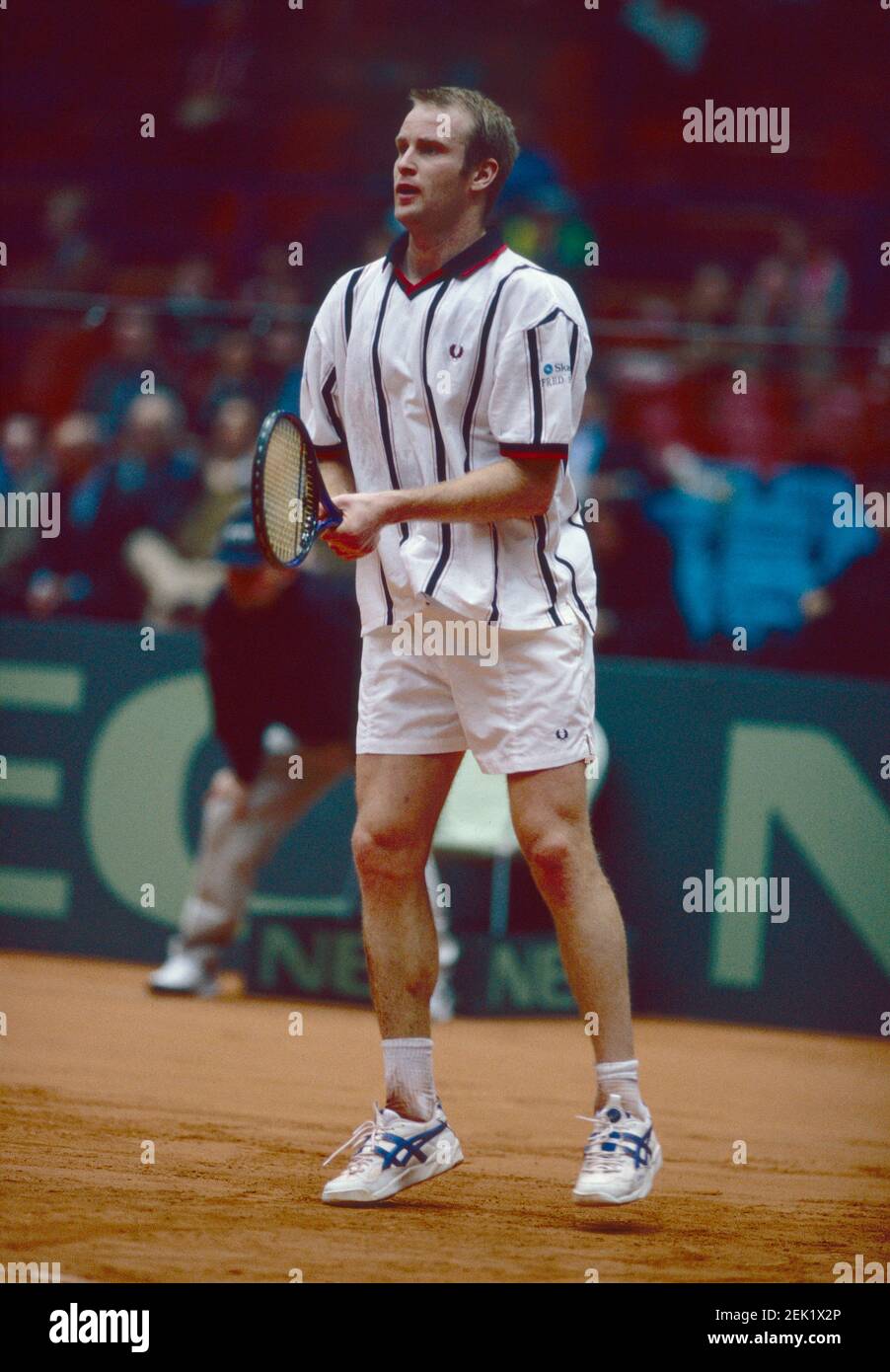 Swedish tennis player Magnus Gustafsson, 1990s Stock Photo - Alamy