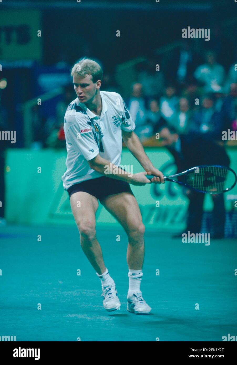 Swedish tennis player Magnus Gustafsson, 1990s Stock Photo - Alamy
