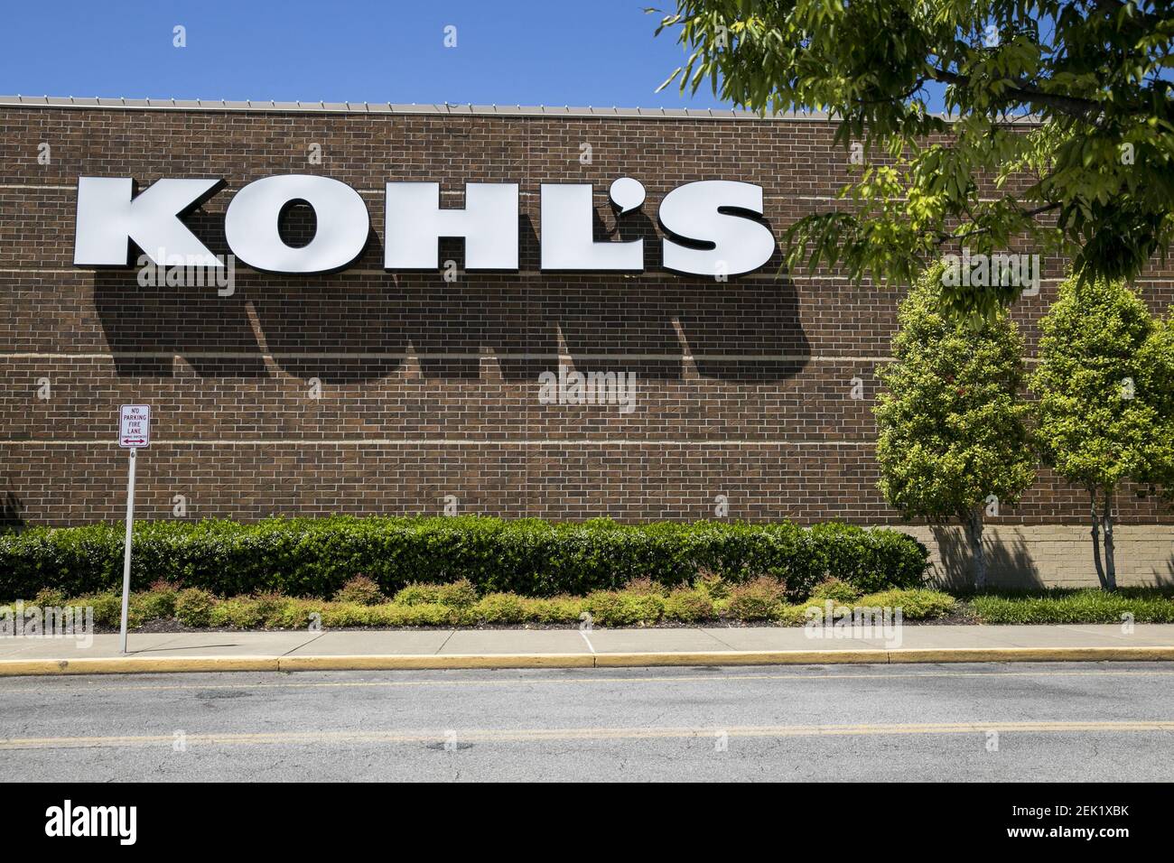 A logo sign outside of a facility occupied by Kohl's in Virginia Beach ...