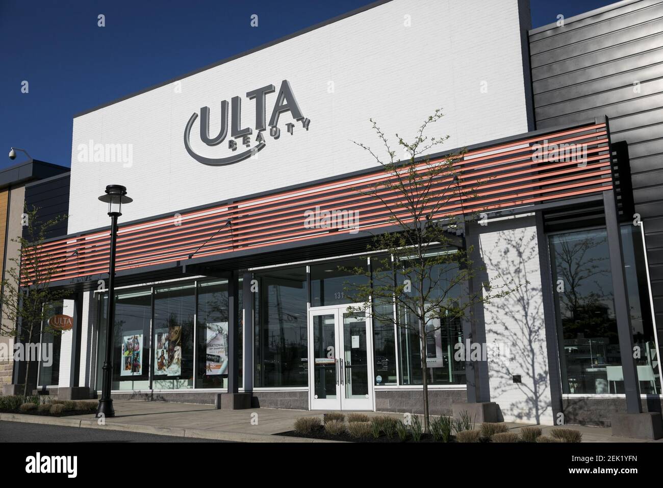 A logo sign outside of a Ulta Beauty retail store location in King of ...