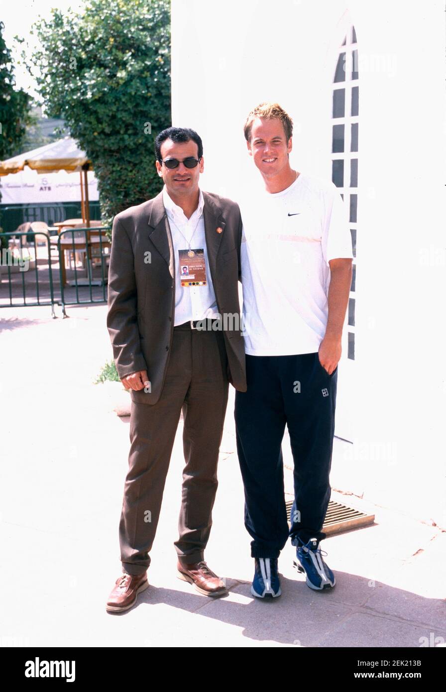 Swedish tennis player Magnus Norman, 1990s Stock Photo - Alamy