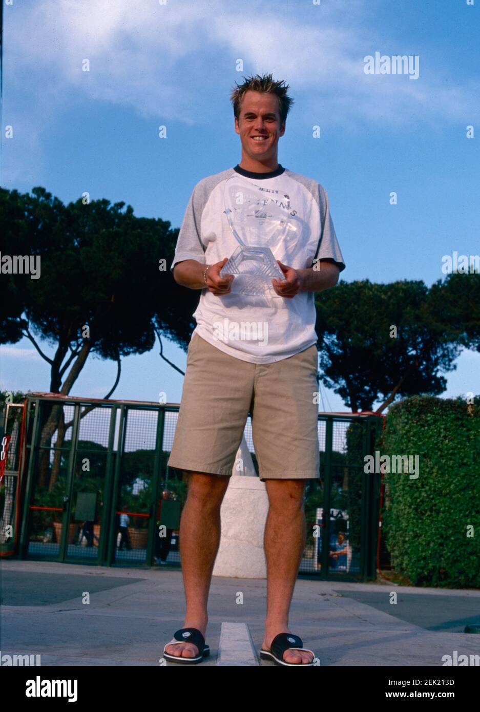 Swedish tennis player Magnus Norman, Italian Open 2000 Stock Photo - Alamy