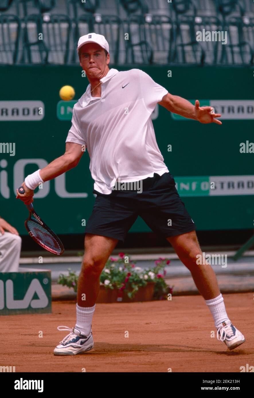 Swedish tennis player Magnus Norman, Italian Open 2000 Stock Photo - Alamy