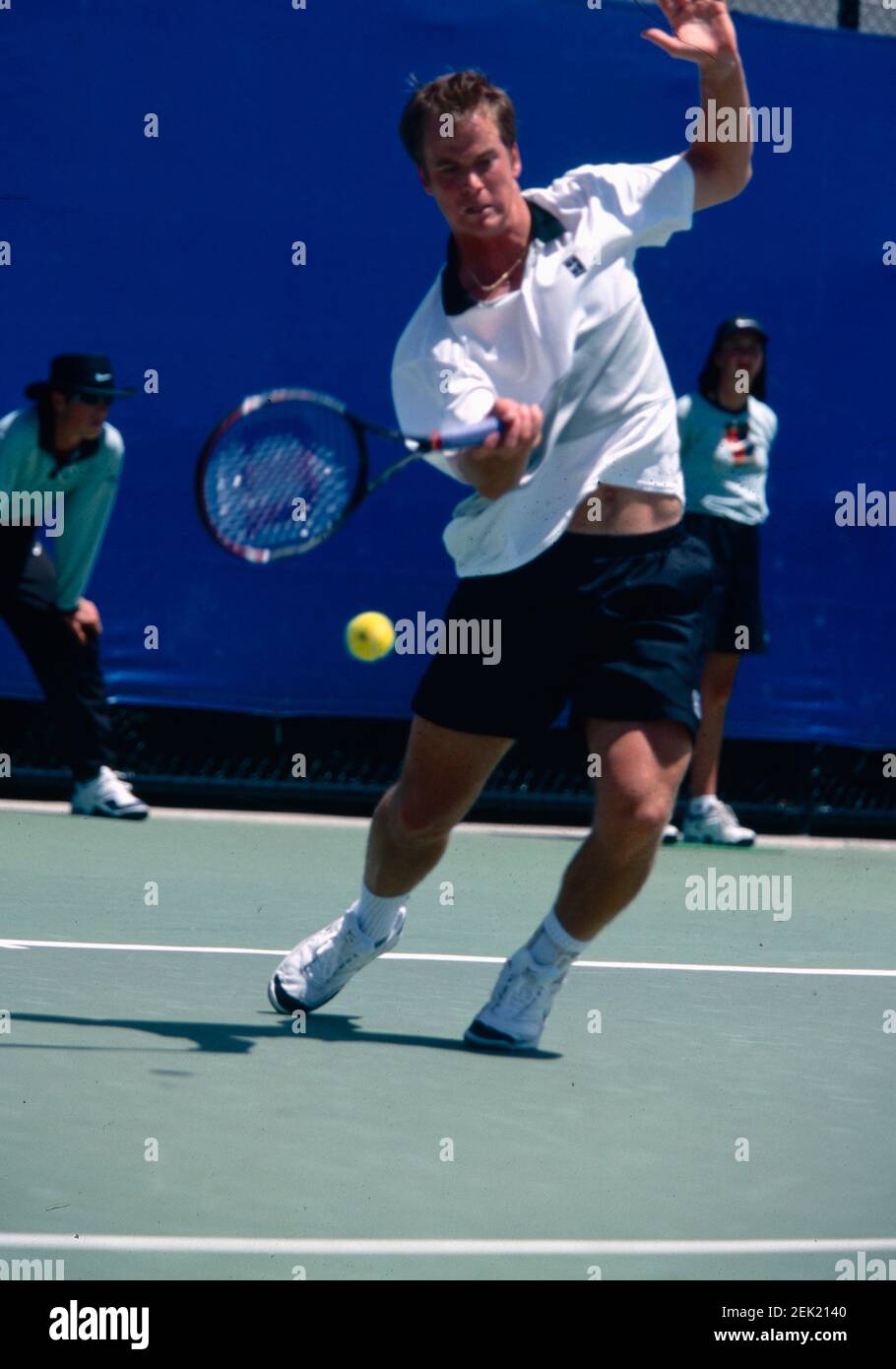 Swedish tennis player Magnus Norman, Australian Open 2000 Stock Photo ...