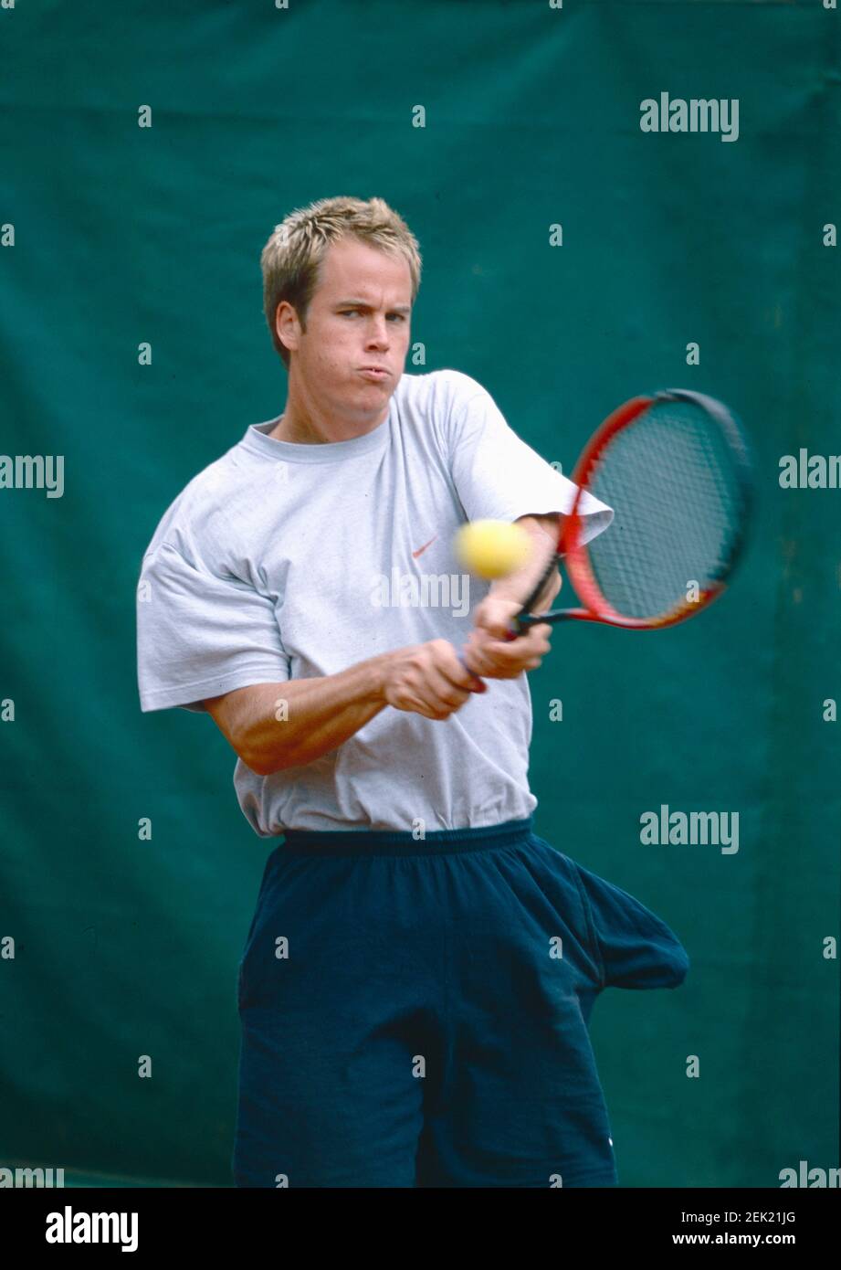 Swedish tennis player Magnus Norman, 1990s Stock Photo - Alamy