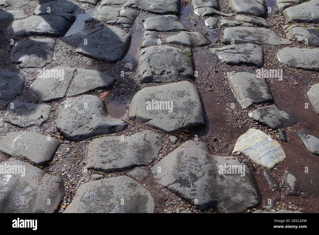 Picture of a vintage stone floor Stock Photo - Alamy