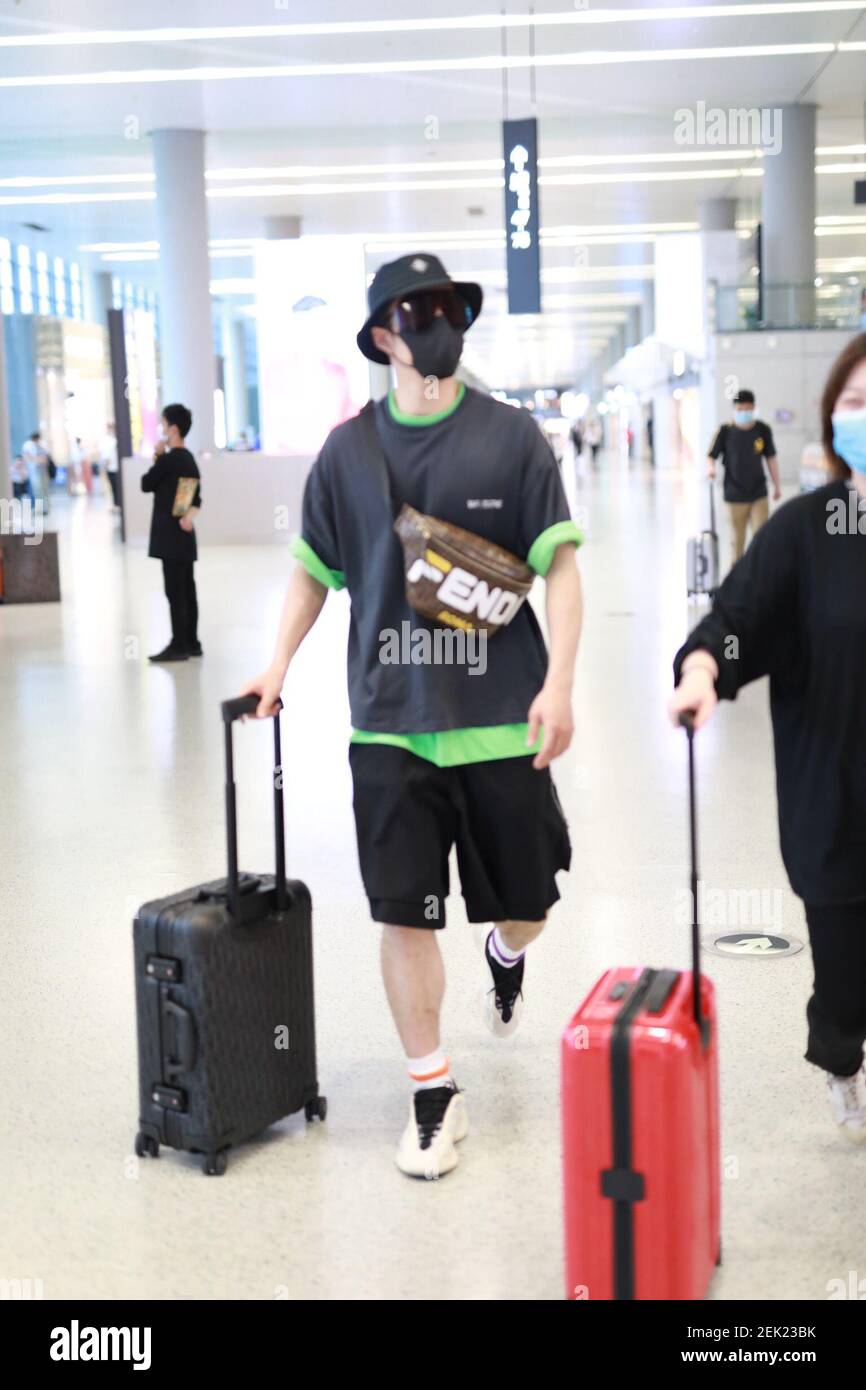 Chinese actor Han Dongjun, also known as Elvis Han, arrives at an ...
