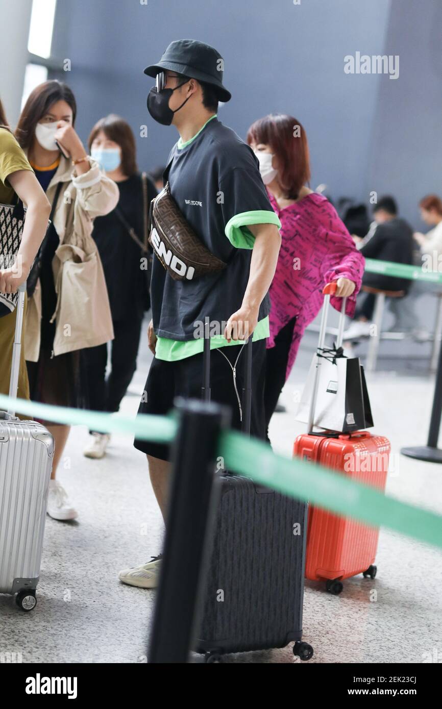 Chinese actor Han Dongjun, also known as Elvis Han, arrives at an ...
