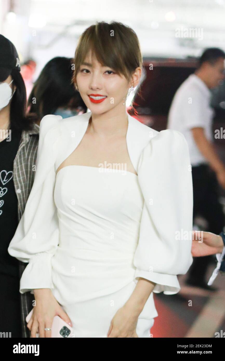 Chinese actress and singer Jenny Zhang attends an event in Shanghai ...