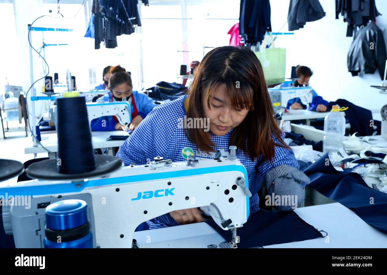 SHANDAN, CHINA - MAY 8, 2020 - The workers in the poverty alleviation ...