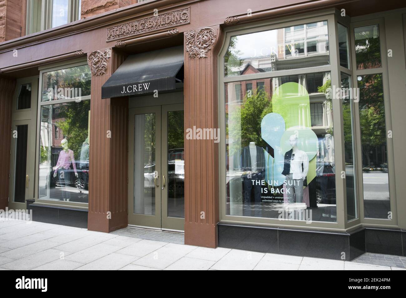A logo sign outside of a J.Crew retail store location in Washington, D ...