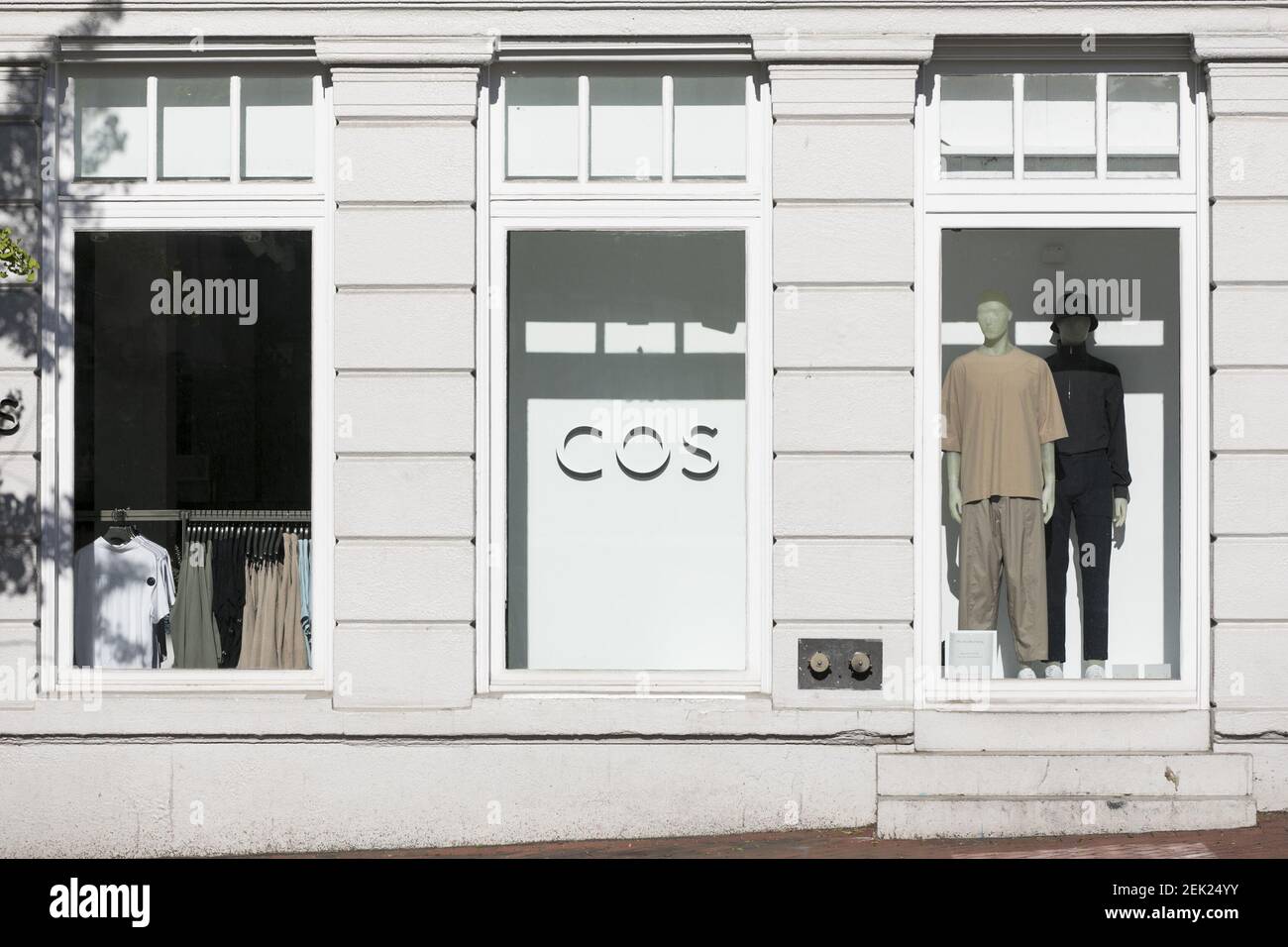 A logo sign outside of a COS retail store location in Washington, D.C ...