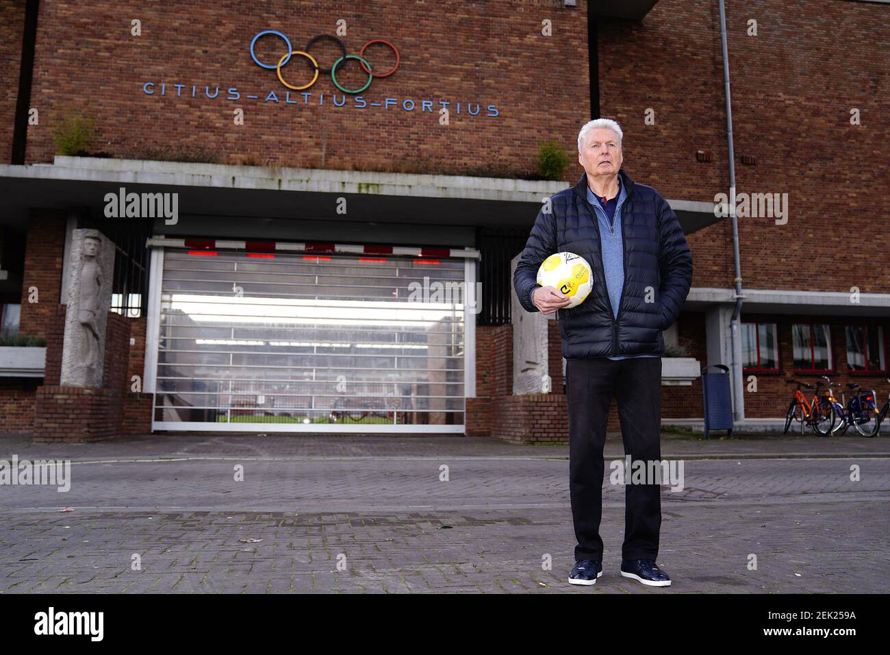 AMSTERDAM, 06-02-2002 , photoshoot with former Dutch International Wim ...