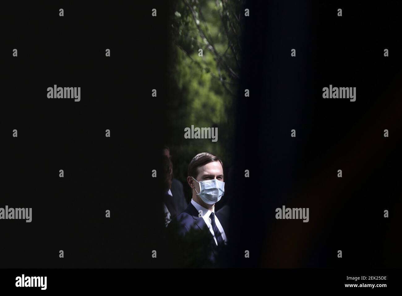 White House adviser Jared Kushner listens as President Donald Trump ...