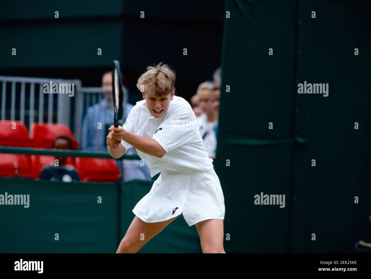 German tennis player Anke Huber, Wimbledon, UK 1990s Stock Photo - Alamy
