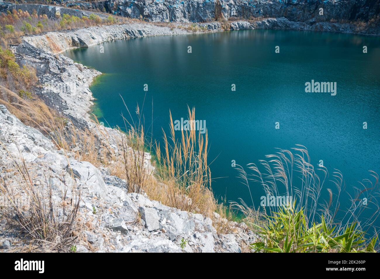 Natural scenery of mountains and lakes Stock Photo - Alamy