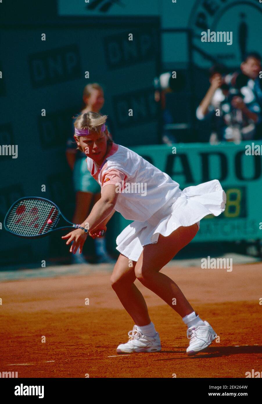 German tennis player Anke Huber, Roland Garros, France 1993 Stock Photo ...