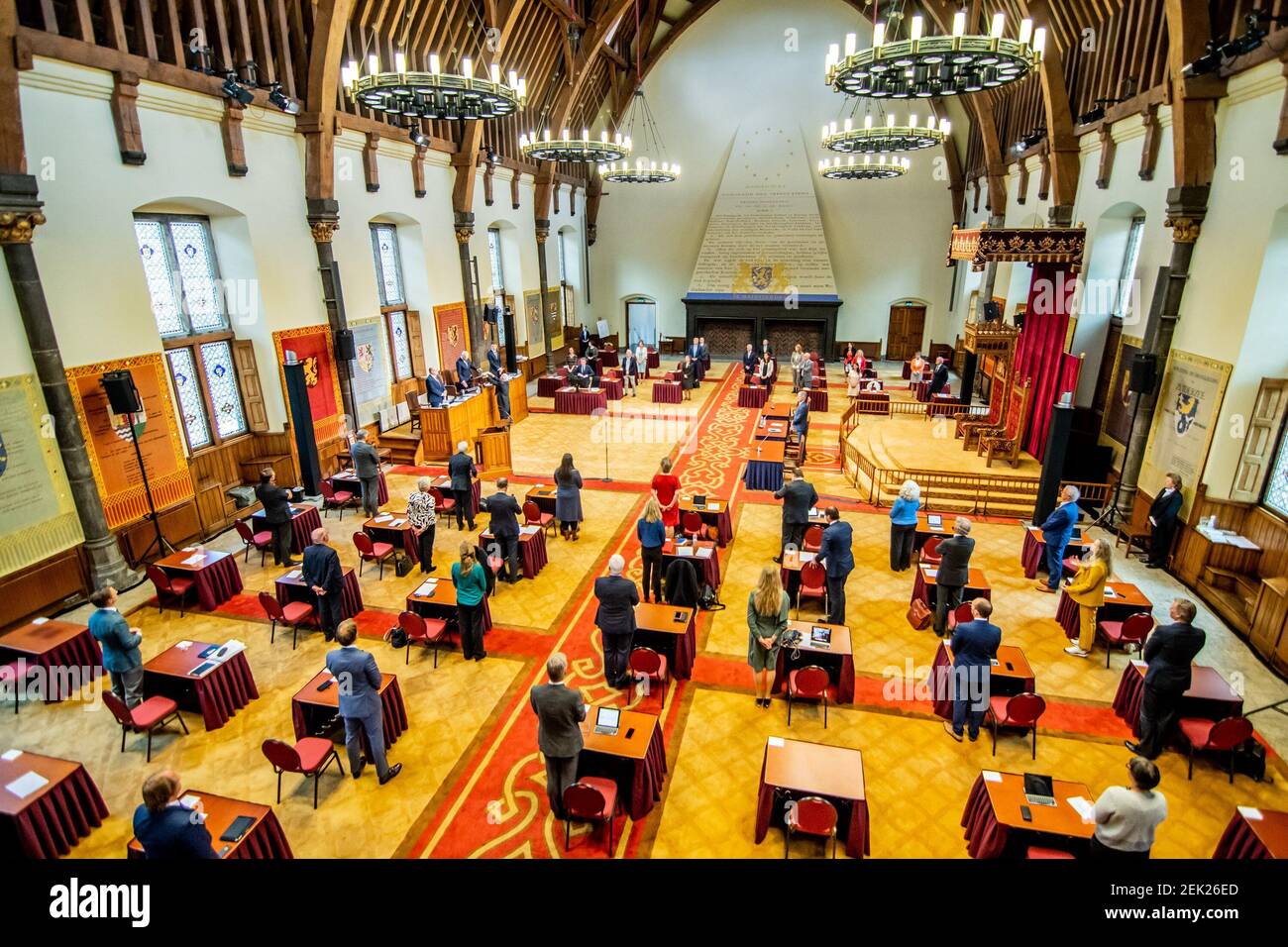 DEN HAAG, 12-05-2020, First Chamber is debating in the Ridderzaal at ...