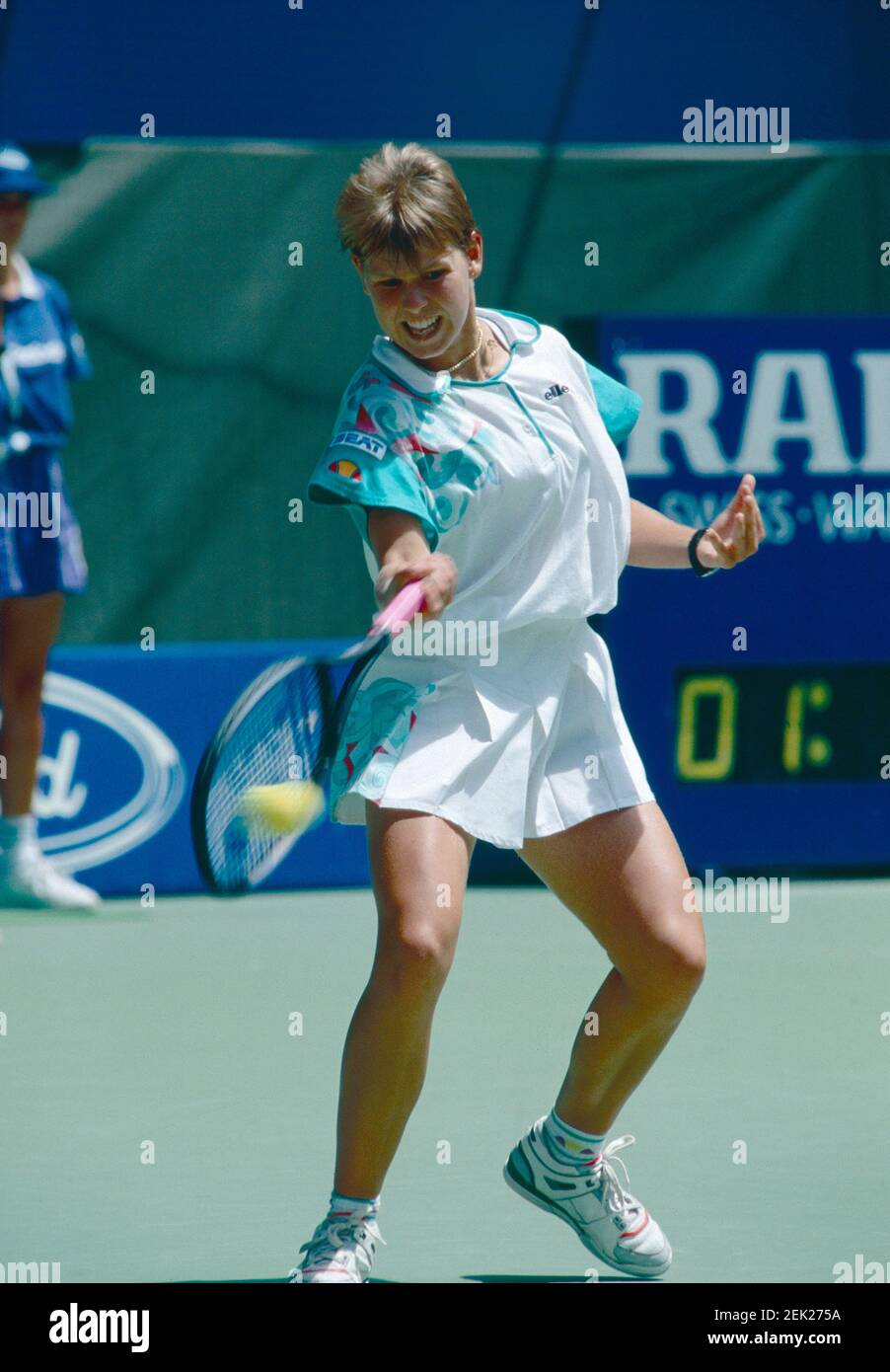 German tennis player Anke Huber, Australian Open 1992 Stock Photo - Alamy