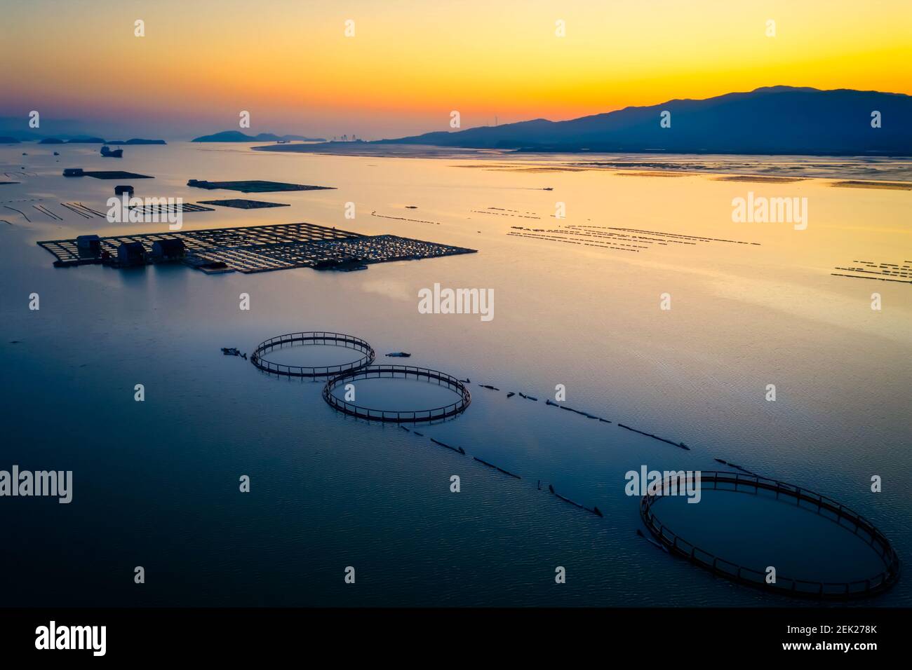 NINGHAI, CHINA - APRIL 8, 2020 - Qiangjiao wharf, Ninghai County ...