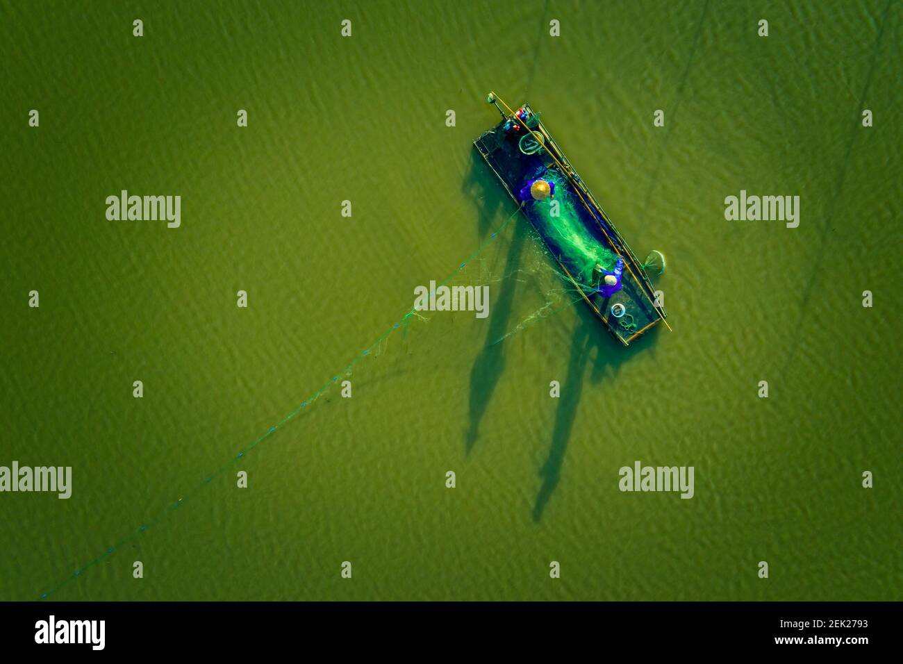 NINGHAI, CHINA - APRIL 8, 2020 - Qiangjiao wharf, Ninghai County ...