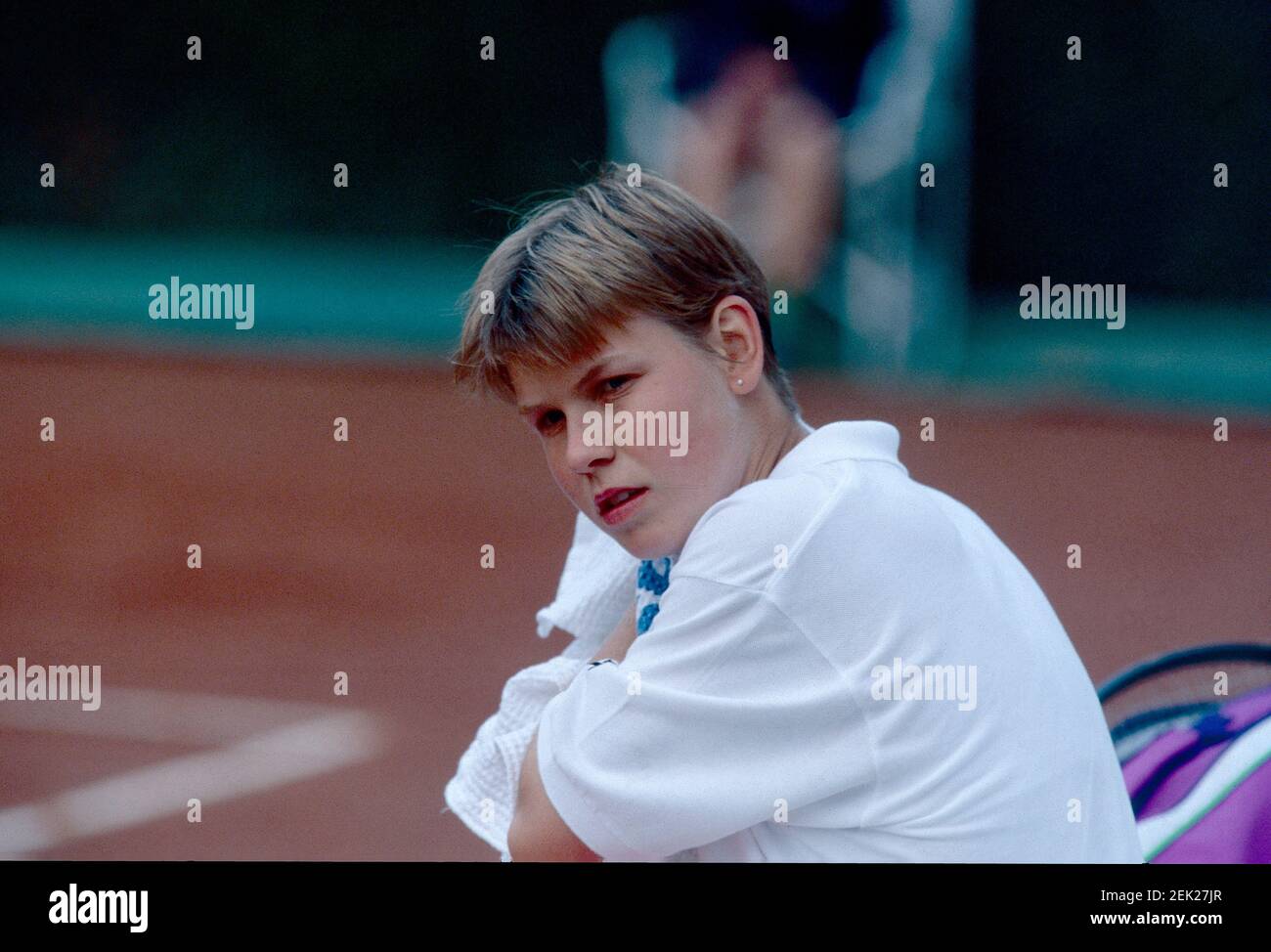 German tennis player Anke Huber, 1990s Stock Photo - Alamy
