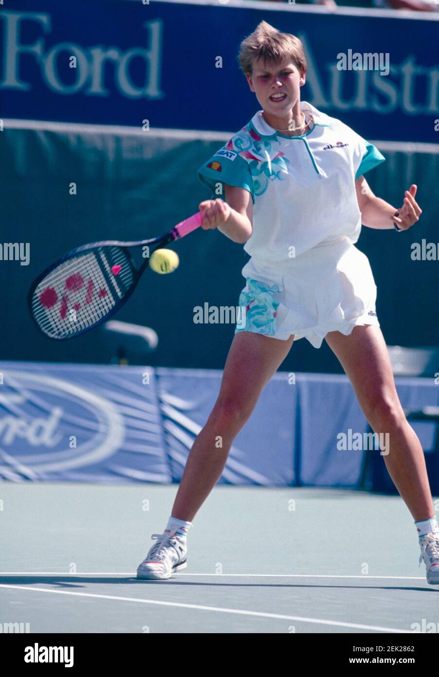 German tennis player Anke Huber, Australian Open 1992 Stock Photo - Alamy