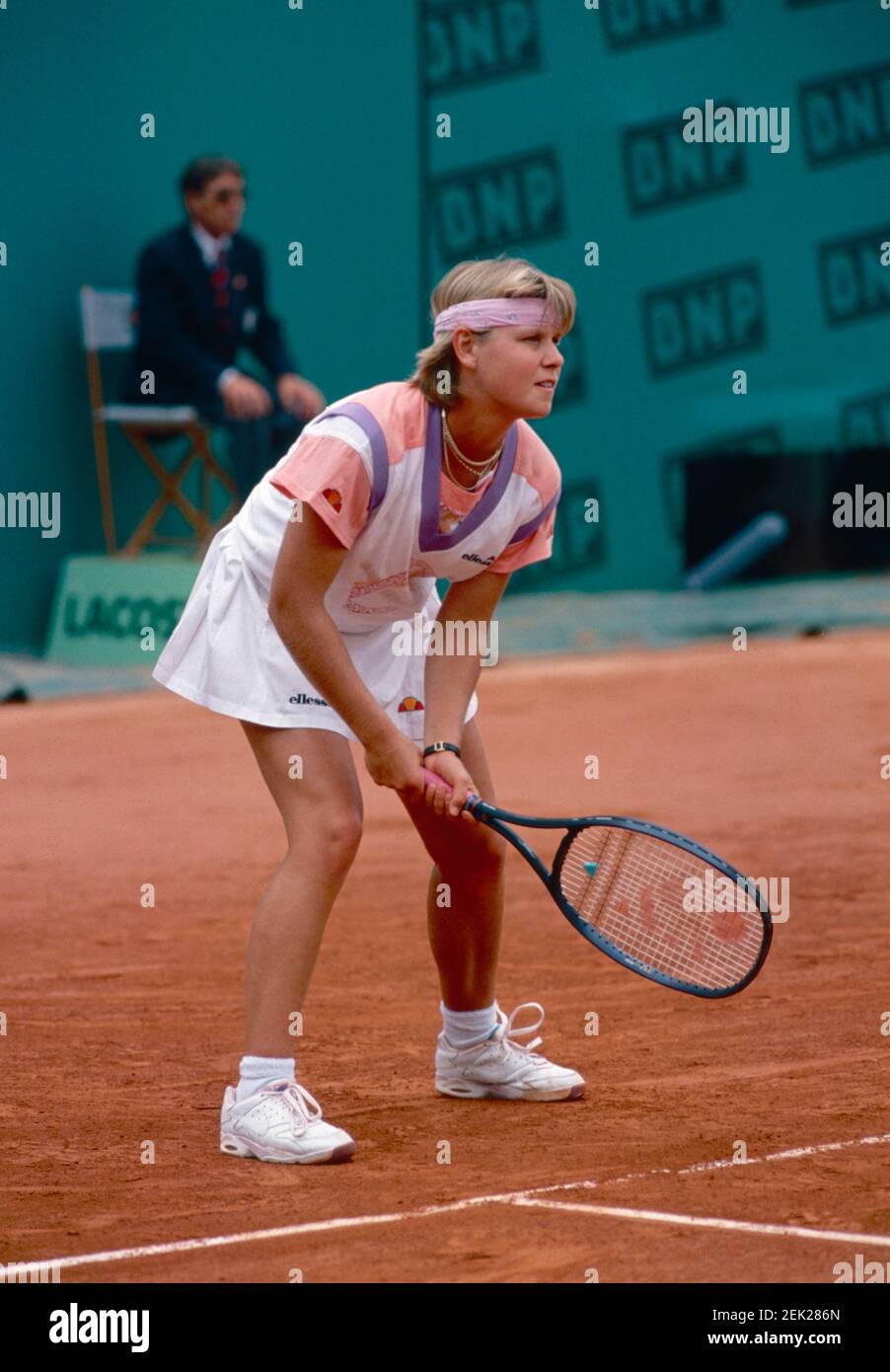 German tennis player Anke Huber, Internazionali, Rome 1992 Stock Photo - Alamy