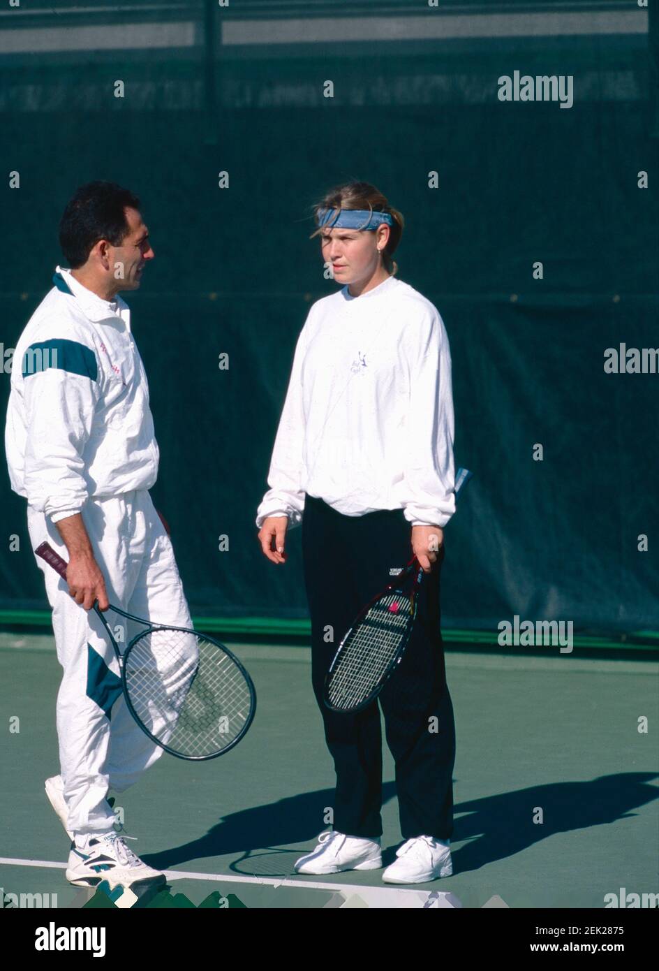 German tennis player Anke Huber, 1990s Stock Photo - Alamy