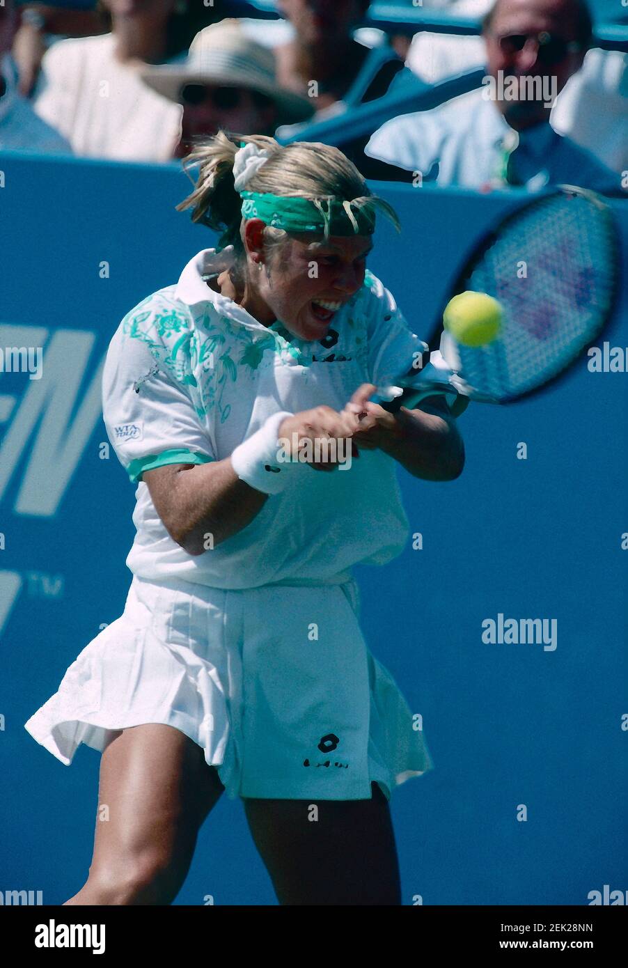 German tennis player Anke Huber, US Open 1995 Stock Photo - Alamy