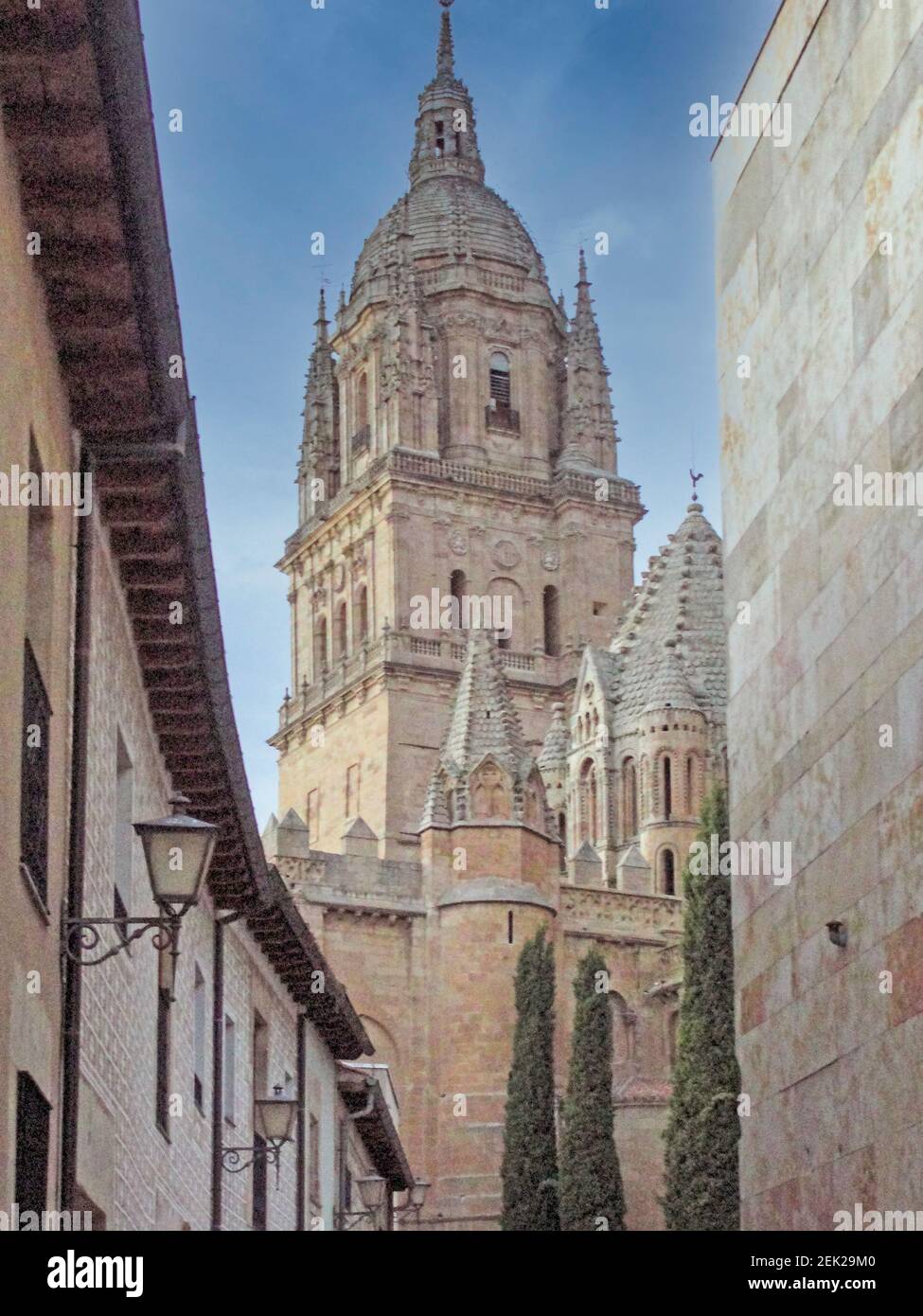 Church of San Sahagun in the medieval city of Salamanca, Spain Stock ...