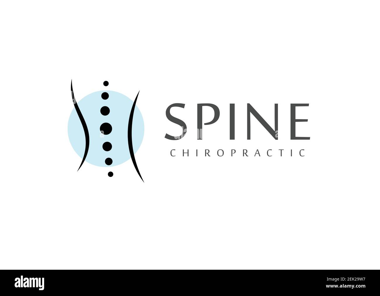 Healthy spine clinic logo concept. Chiropractic and Orthopedic clinic ...