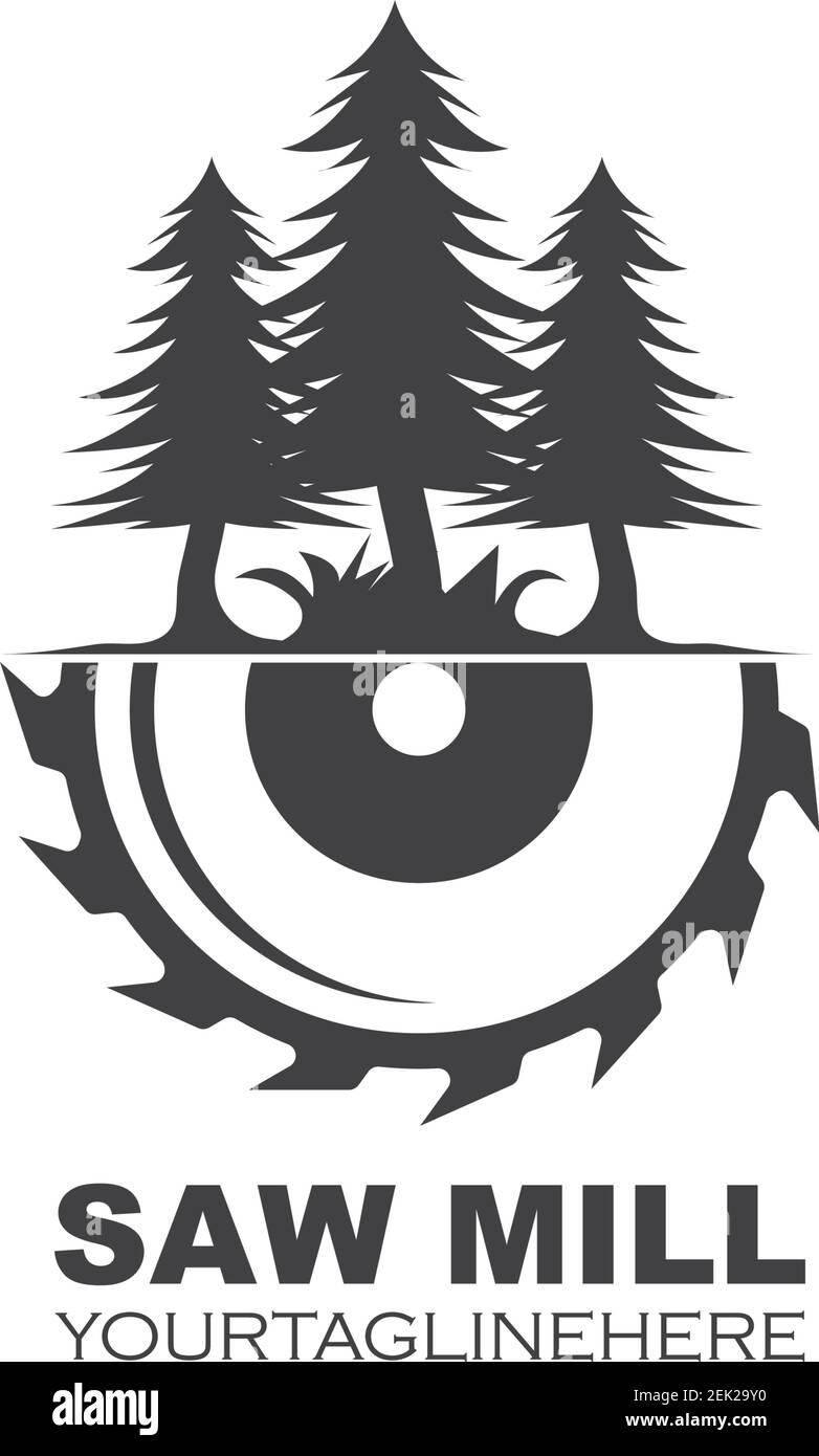 Sawing pine Stock Vector Images - Alamy