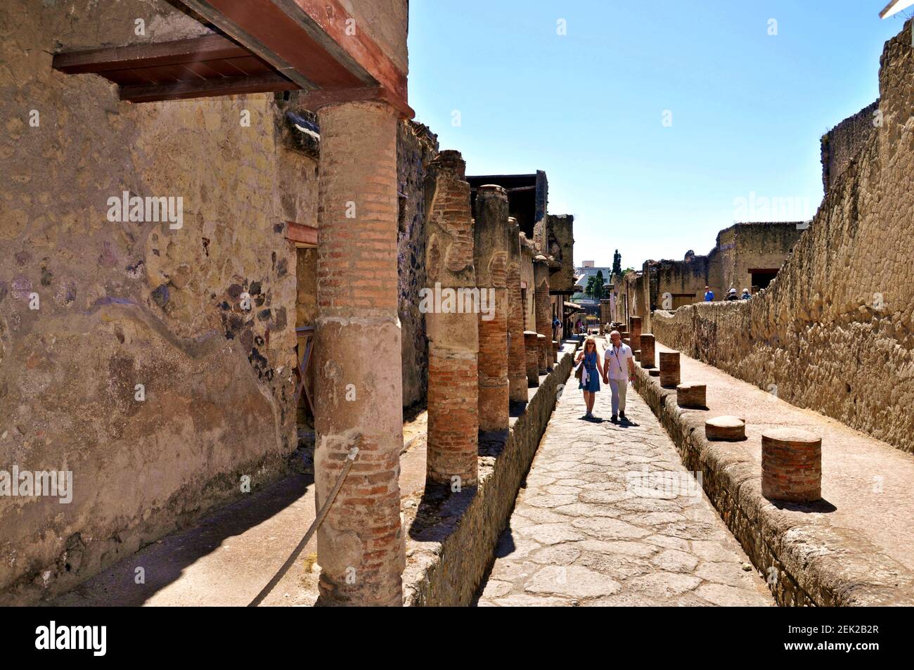 Roman garden herculaneum hi-res stock photography and images - Alamy