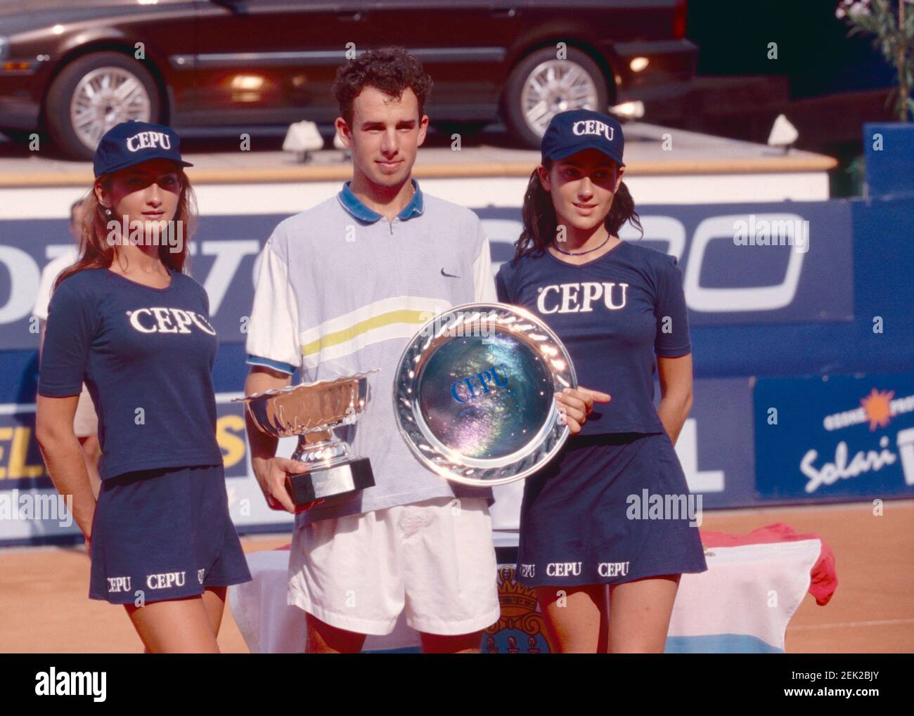 Slovak tennis player Dominik Hrbaty, San Marino 1998 Stock Photo - Alamy