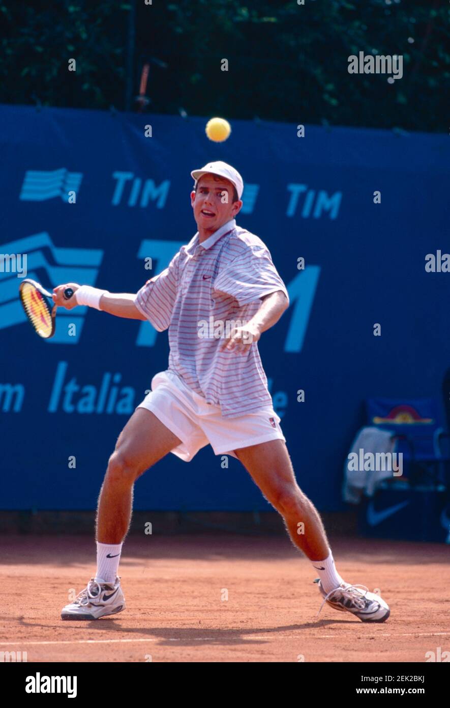 Slovak tennis player Dominik Hrbaty, Italian Open 2000 Stock Photo - Alamy