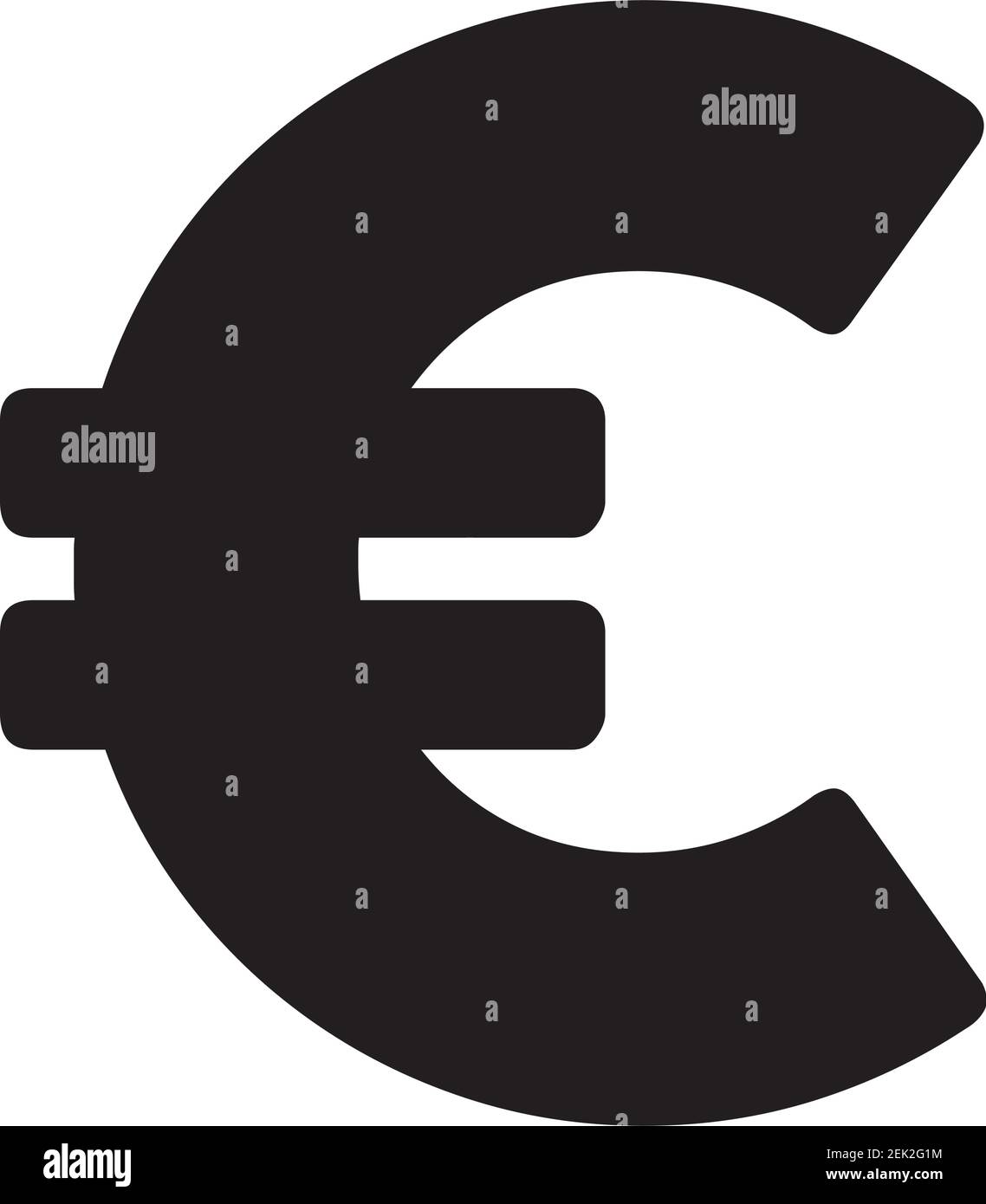 Digital euro icon vector currency symbol for digital transactions for ...