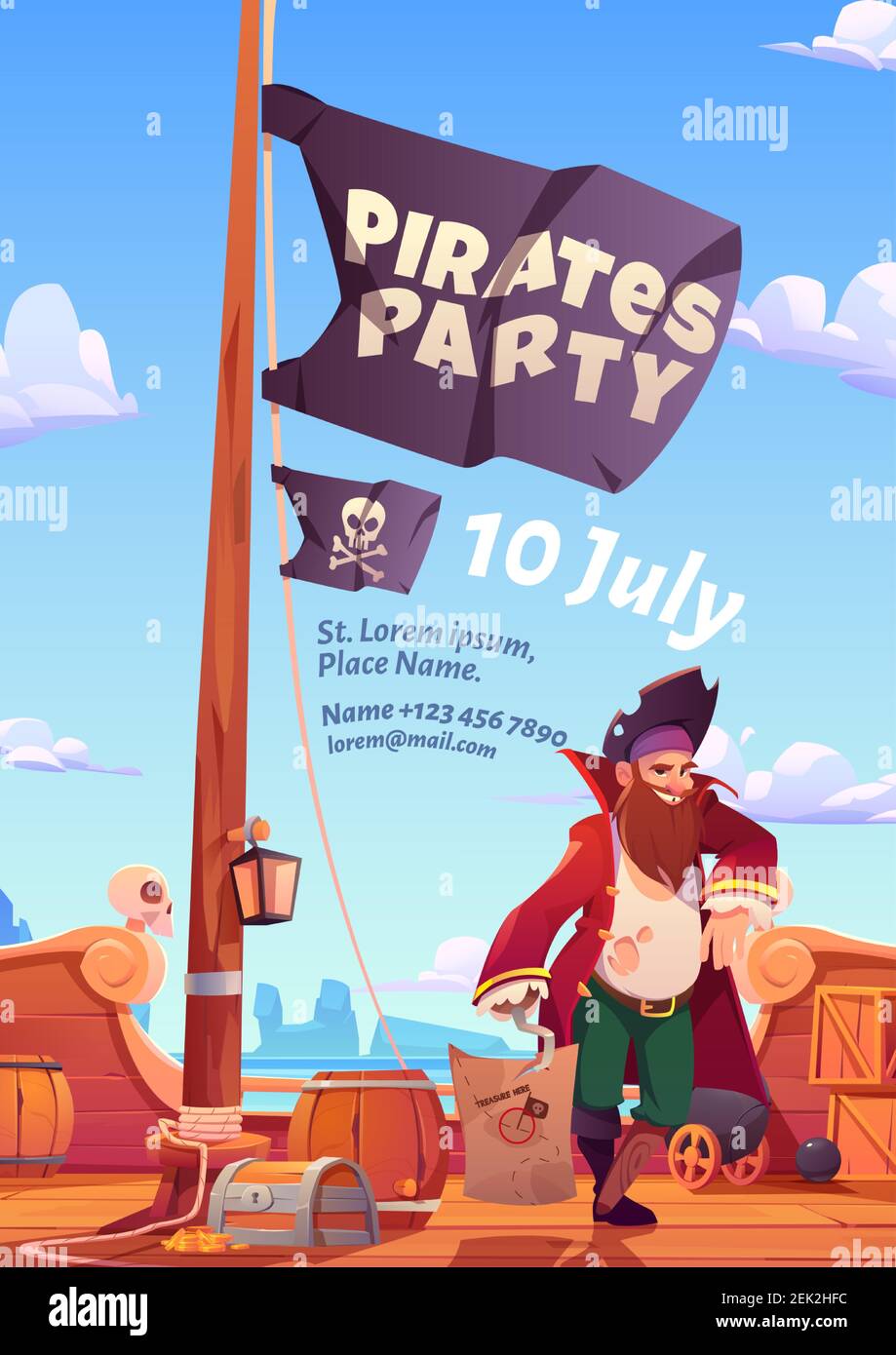 Pirate Poster Template