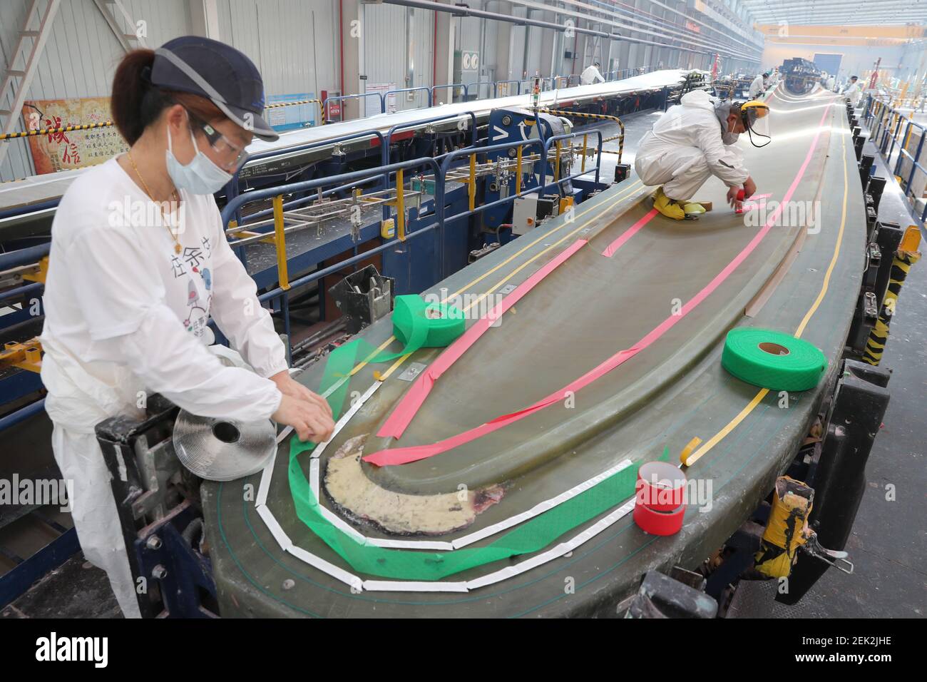 Jiangsuï¼ŒCHINA-Photo taken on May 13, 2020 shows ai lang wind power in ...