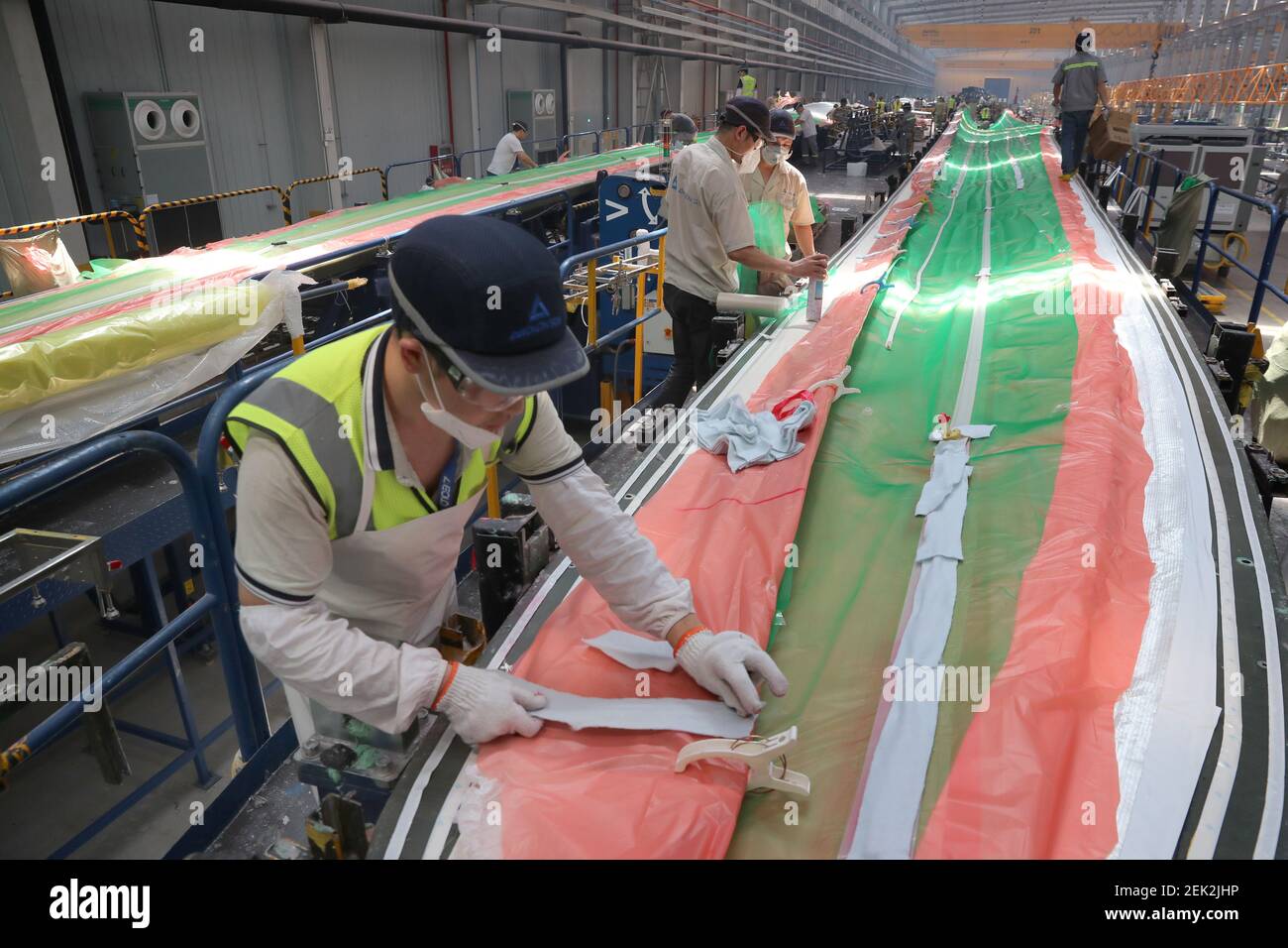 Jiangsuï¼ŒCHINA-Photo taken on May 13, 2020 shows ai lang wind power in ...