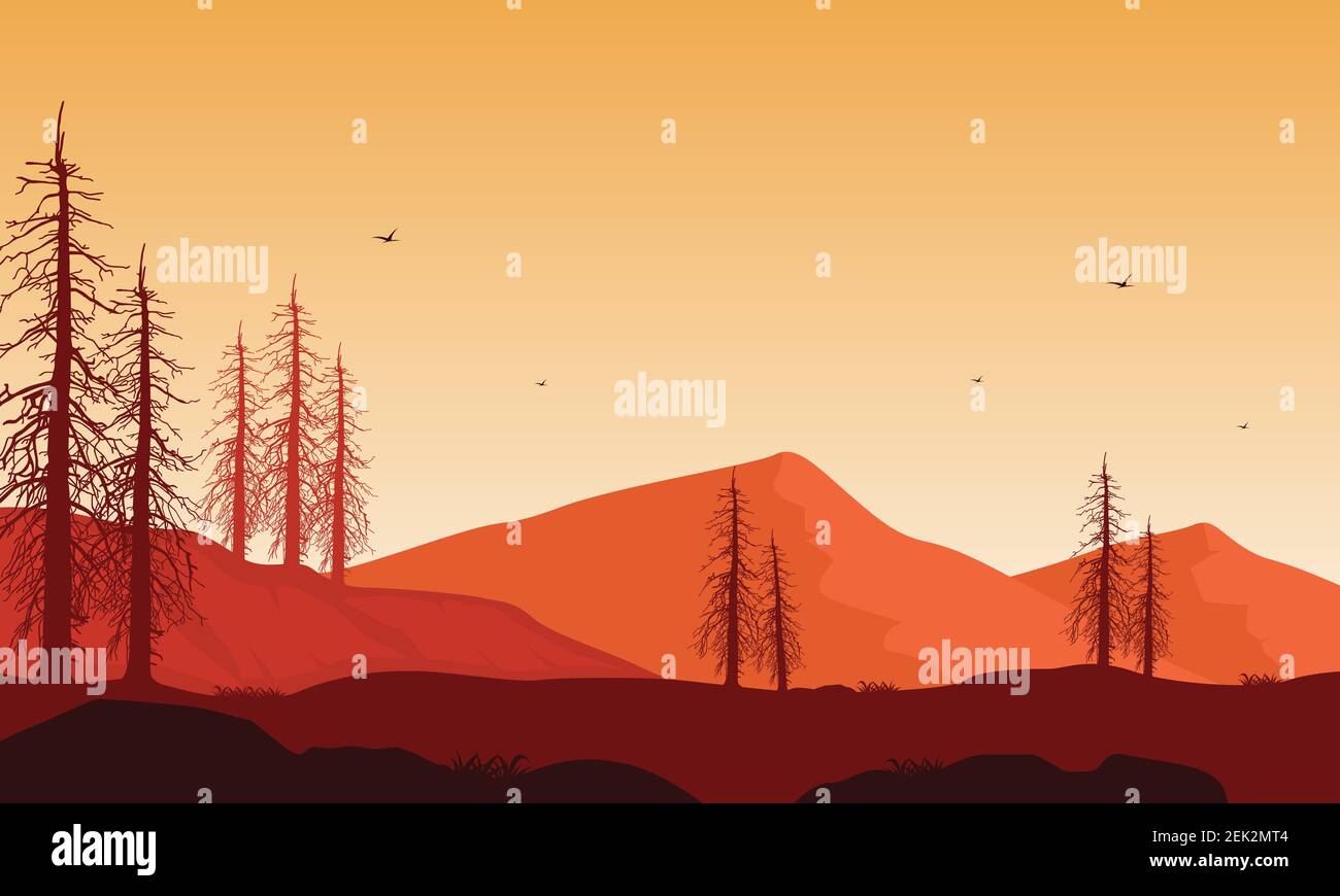 Fantastic lake view Stock Vector Images - Alamy