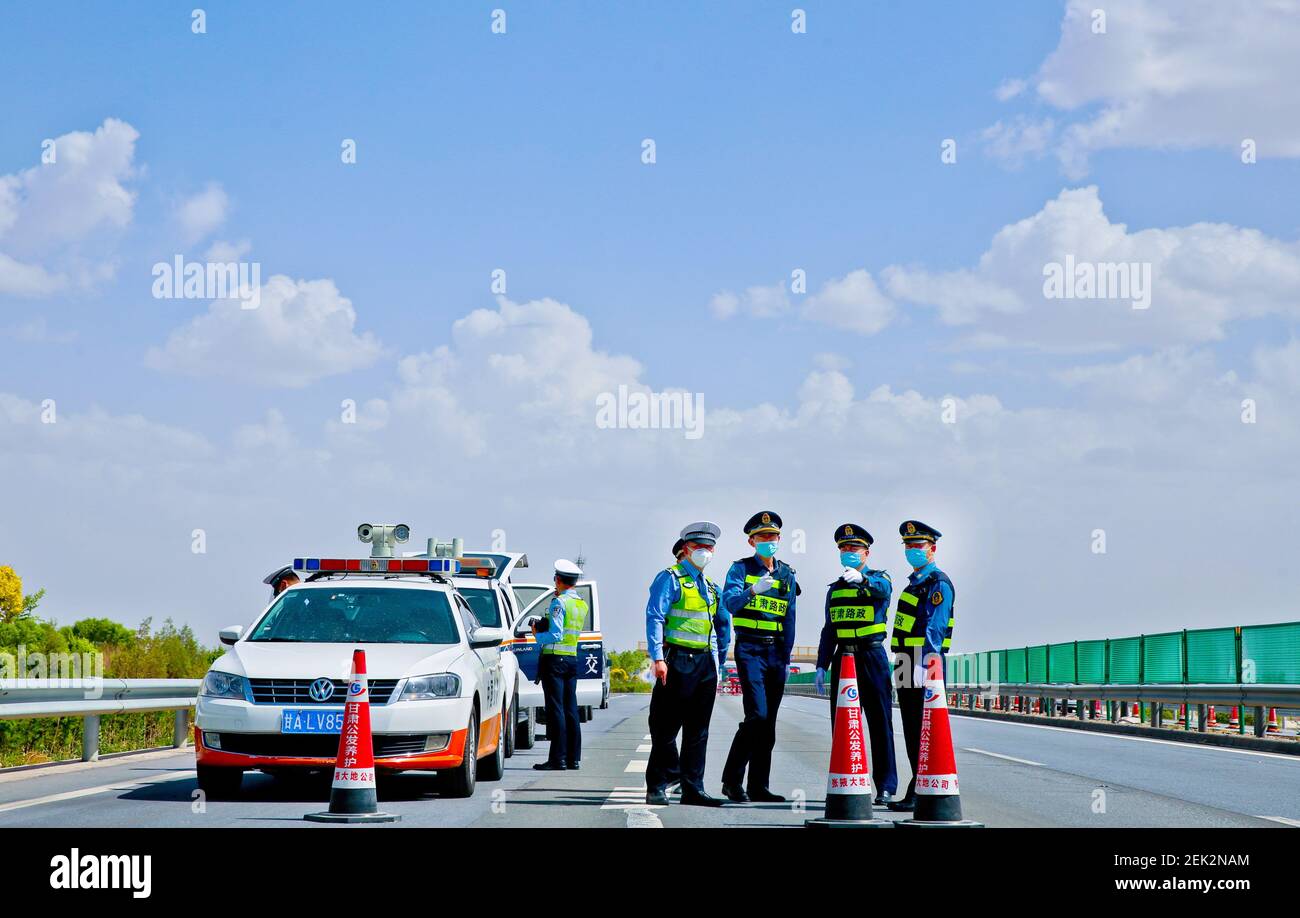 ZHANGYE, CHINA - MAY 15, 2020 - At the demolition site of Mingyong No.2 ...