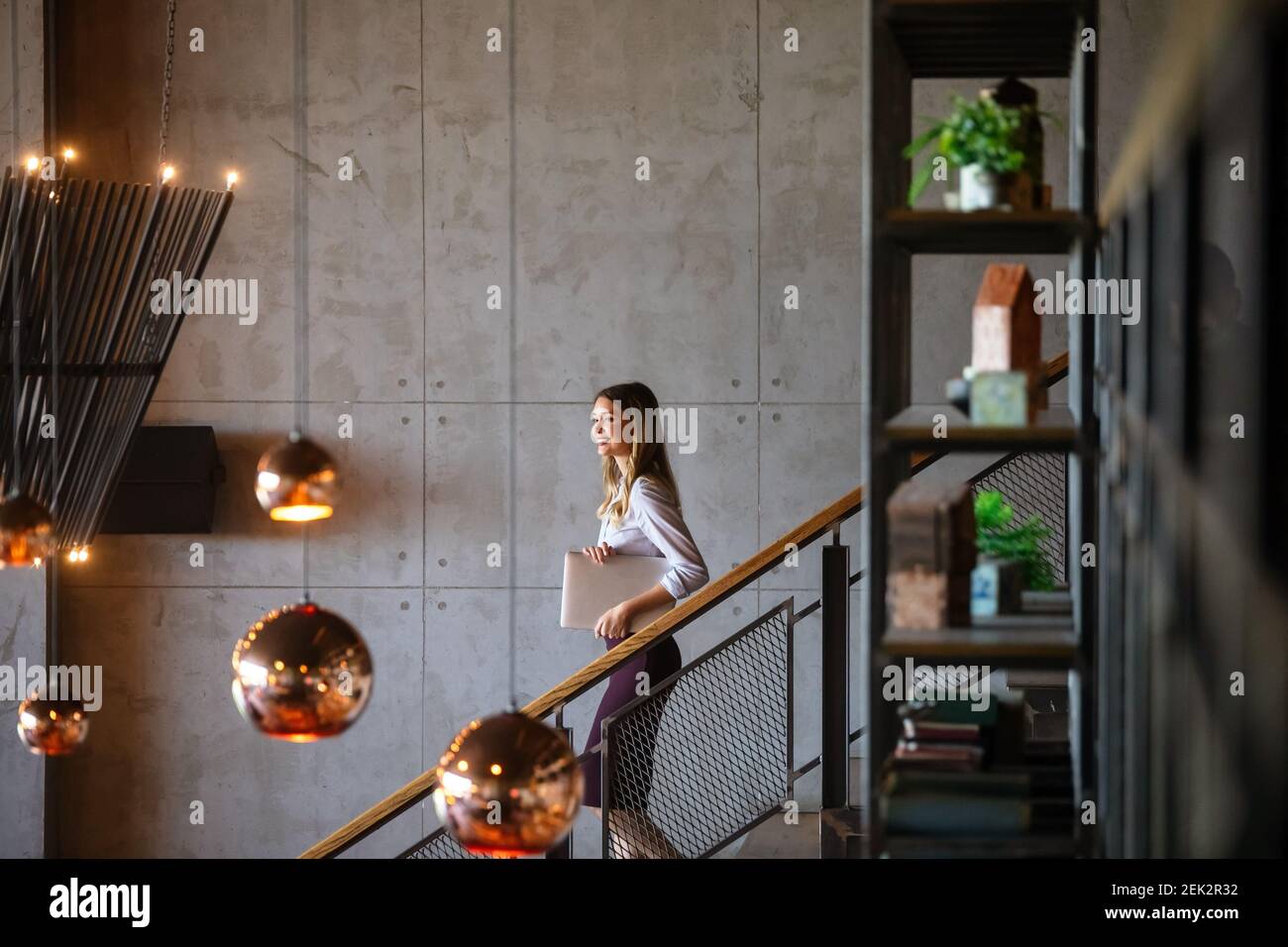 Beautiful executive business woman, ceo, coworker at the workspace ...