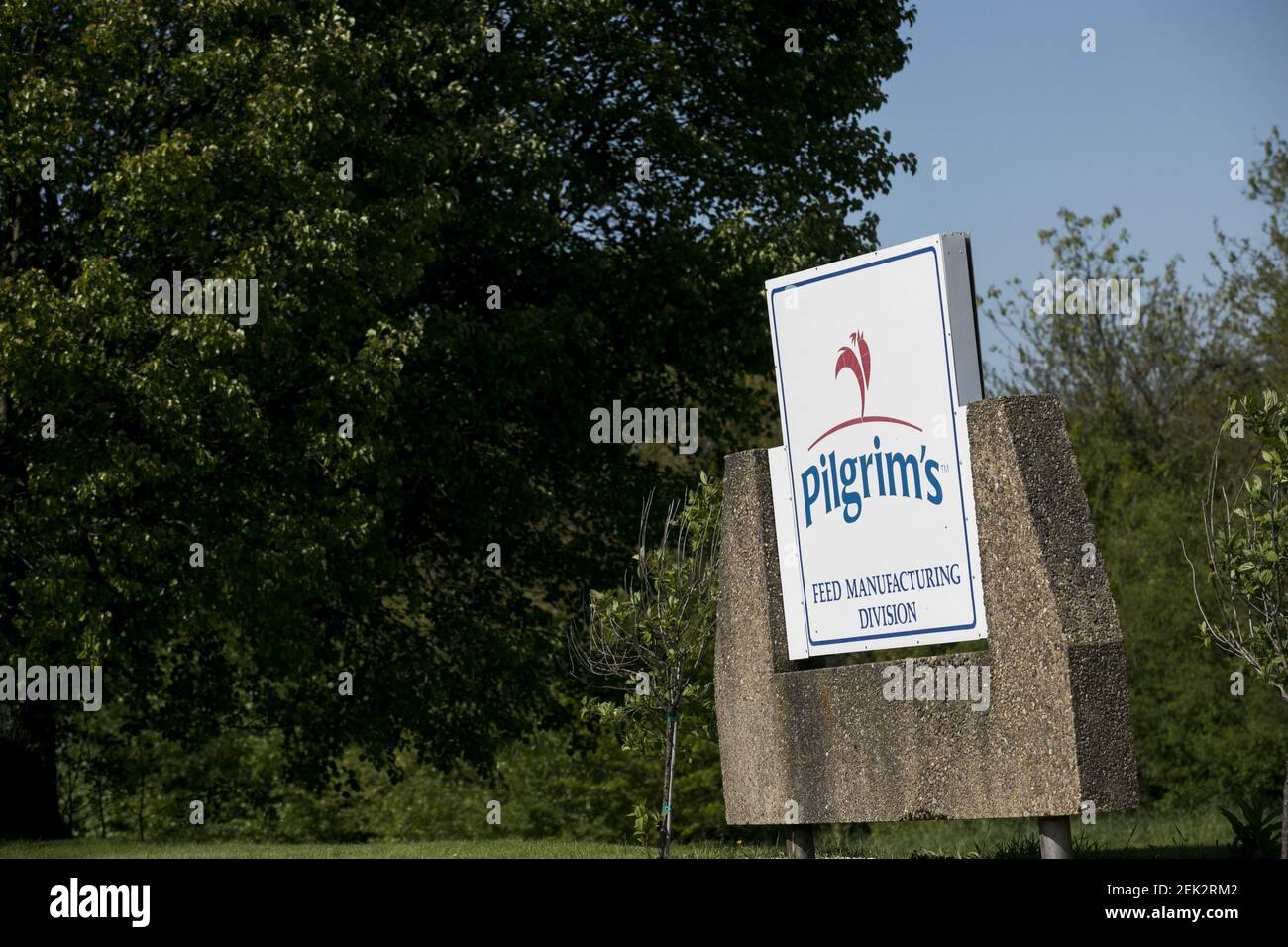 A logo sign outside of a facility occupied by Pilgrim's Pride in ...