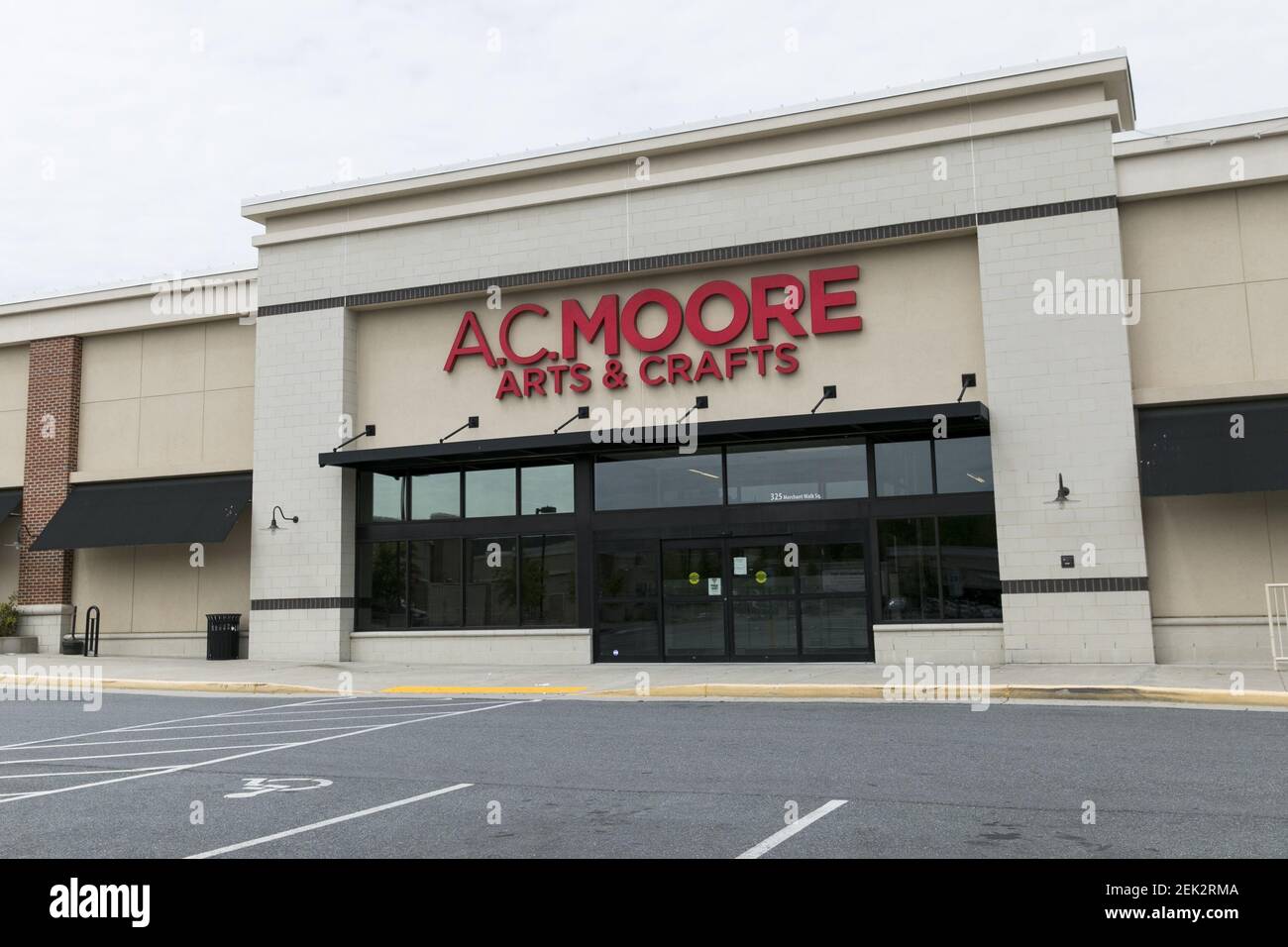 A logo sign outside of a defunct A.C. Moore retail store location in ...
