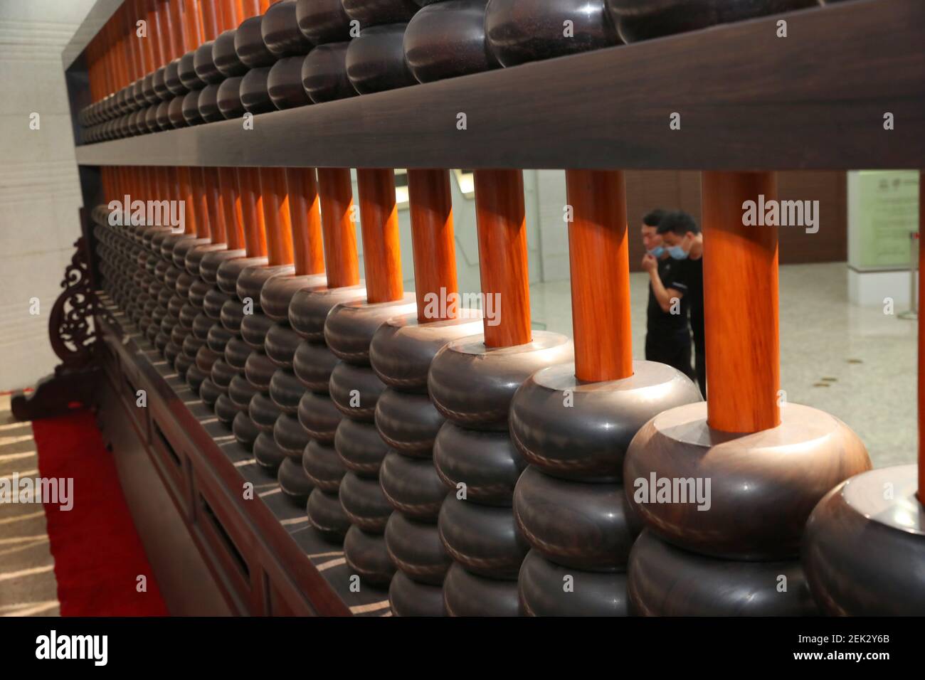 An aerial view of Chinese Zhusuan Museum, which is the largest of the ...